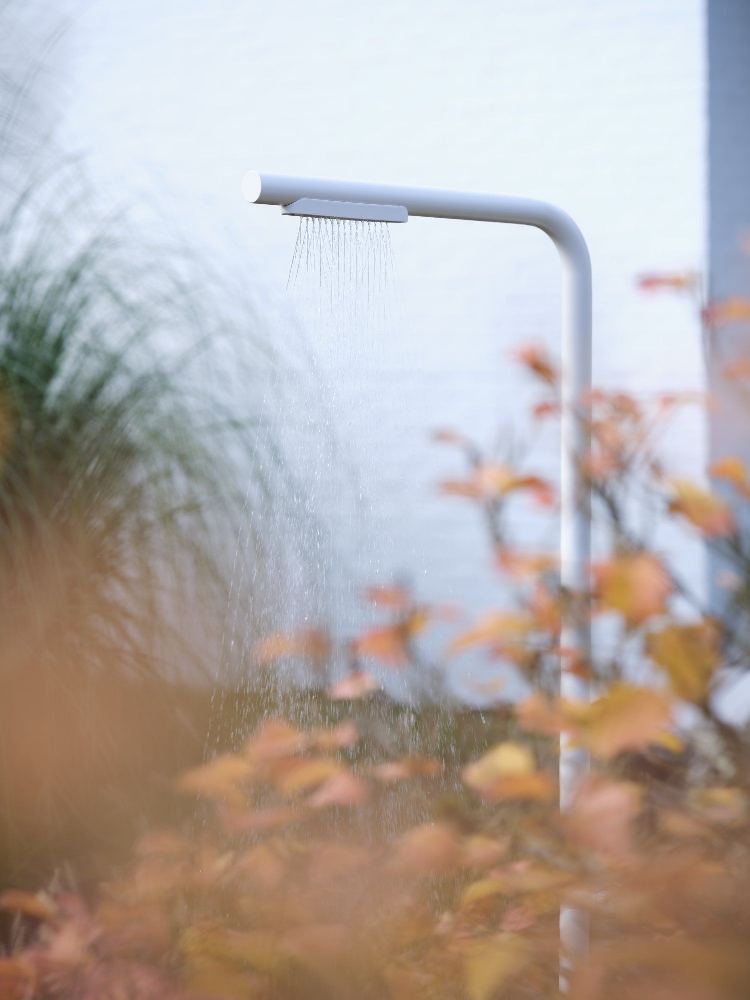 ZEE Levantine outdoor shower, white | Finnish Design Shop