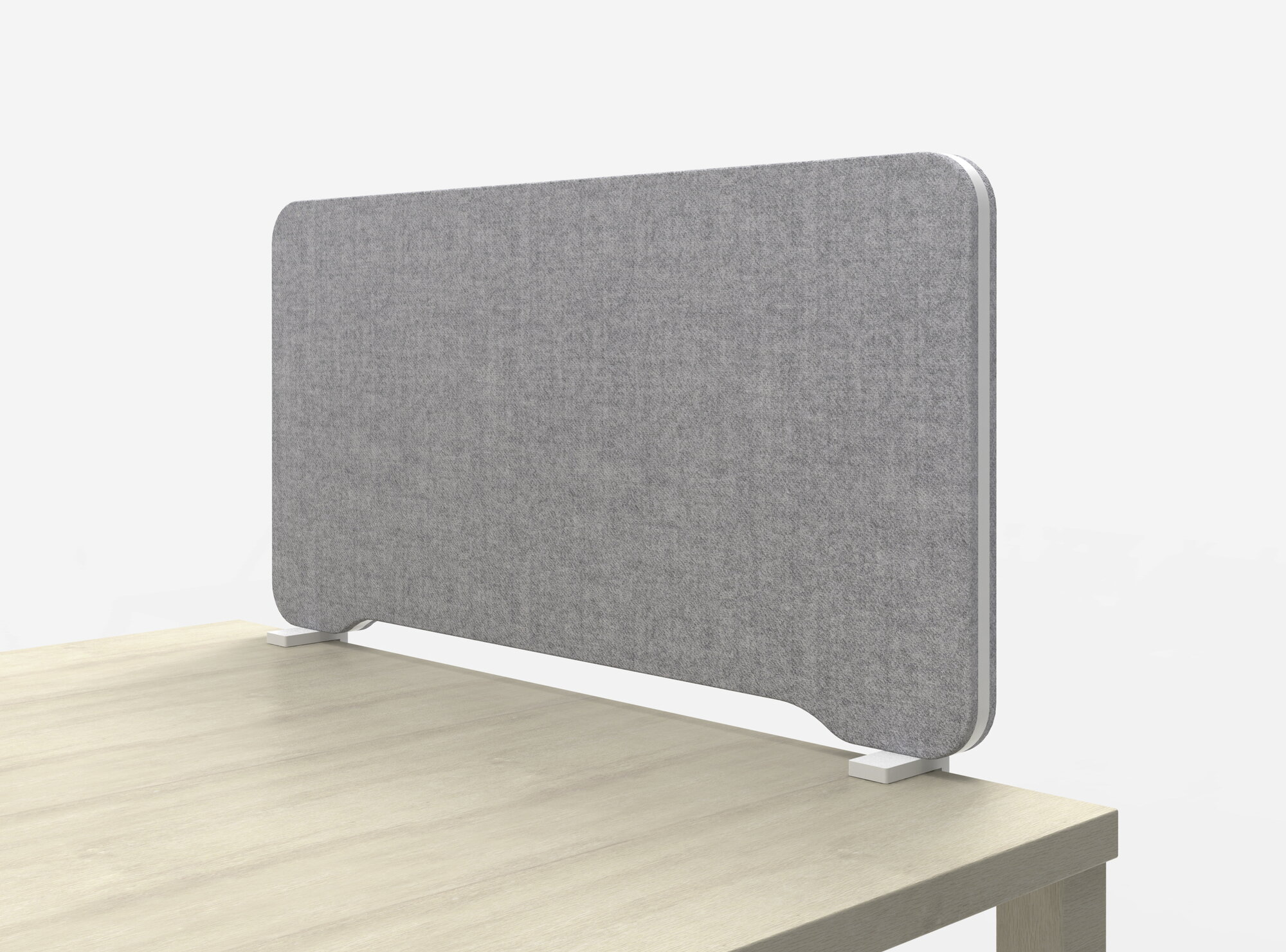 Lintex Edge table screen, top mounted, grey - white | Finnish Design ...
