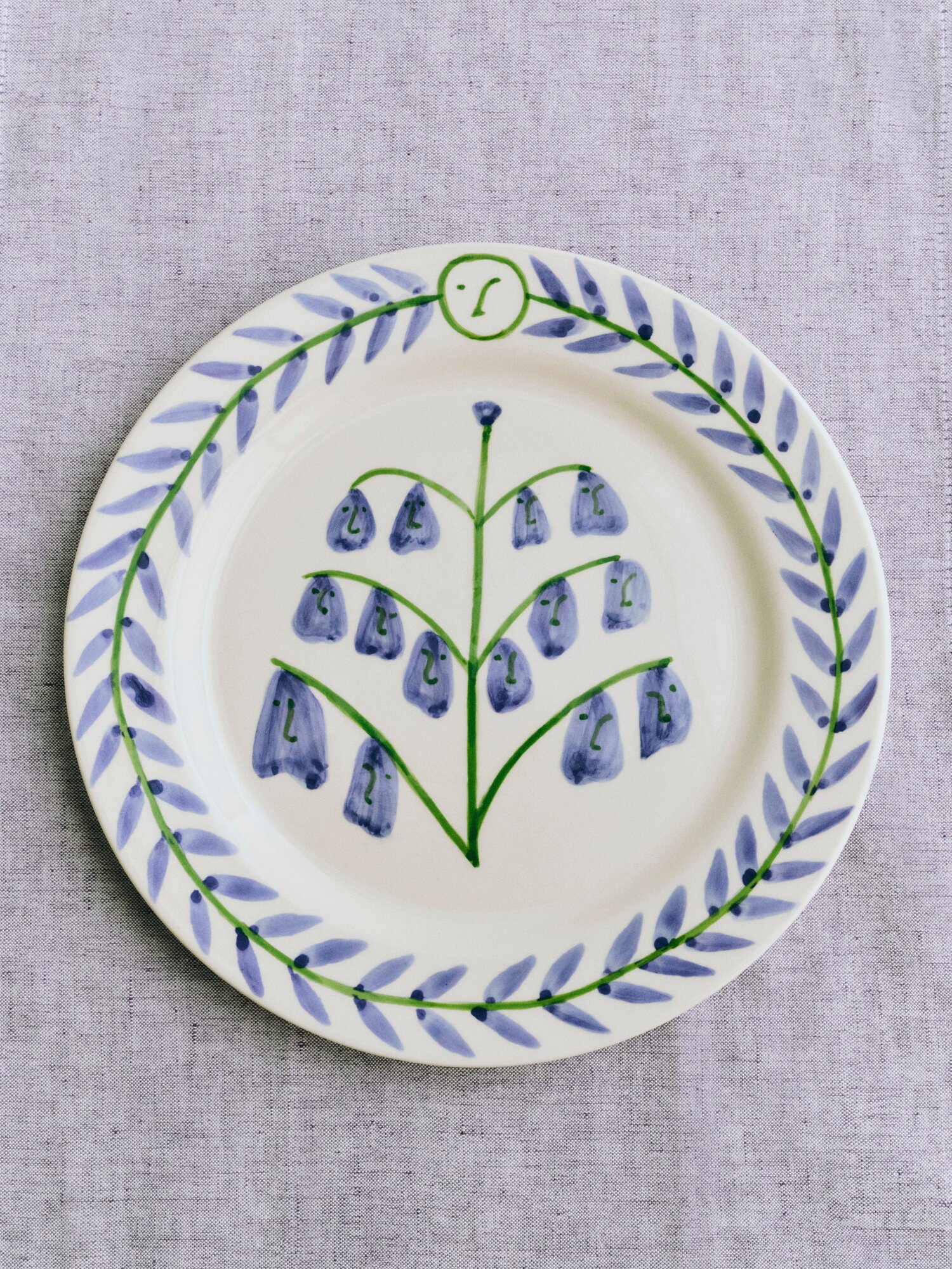 HAY La Pittura plate, 24 cm, Bluebells | Finnish Design Shop