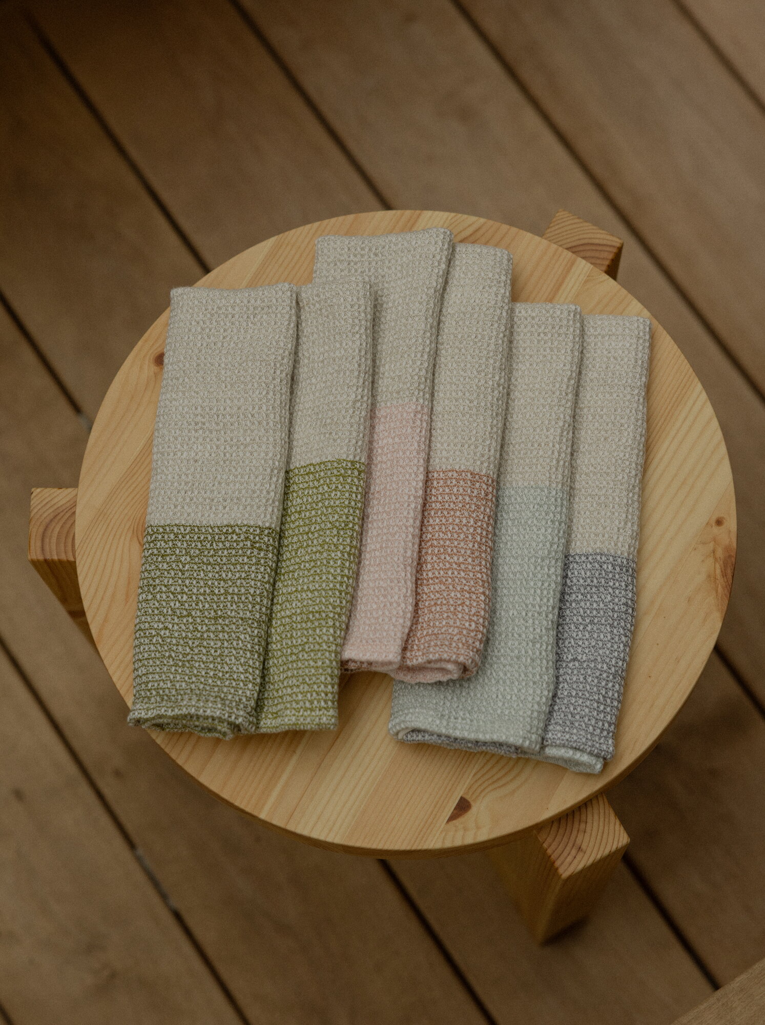 Lapuan Kankurit Terva small towel, multi - avocado - olive | Finnish ...