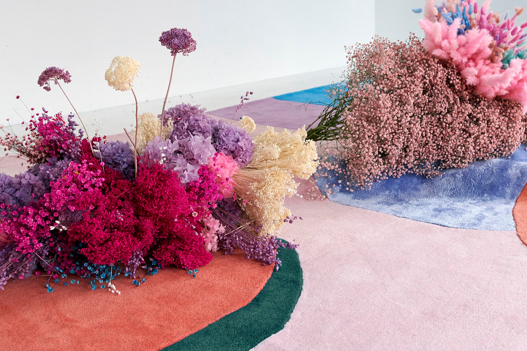 LAYERED Poppykalas Flower Field rug | Finnish Design Shop