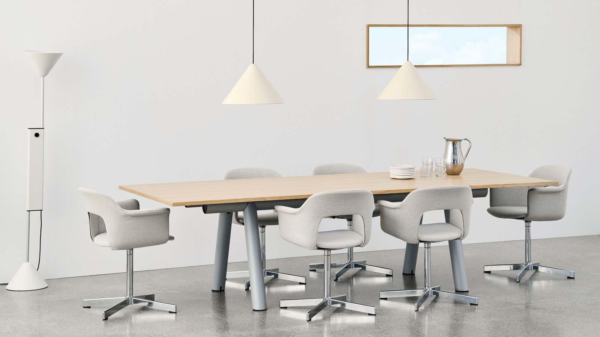 HAY Compass pendant, 260, oyster white | Finnish Design Shop