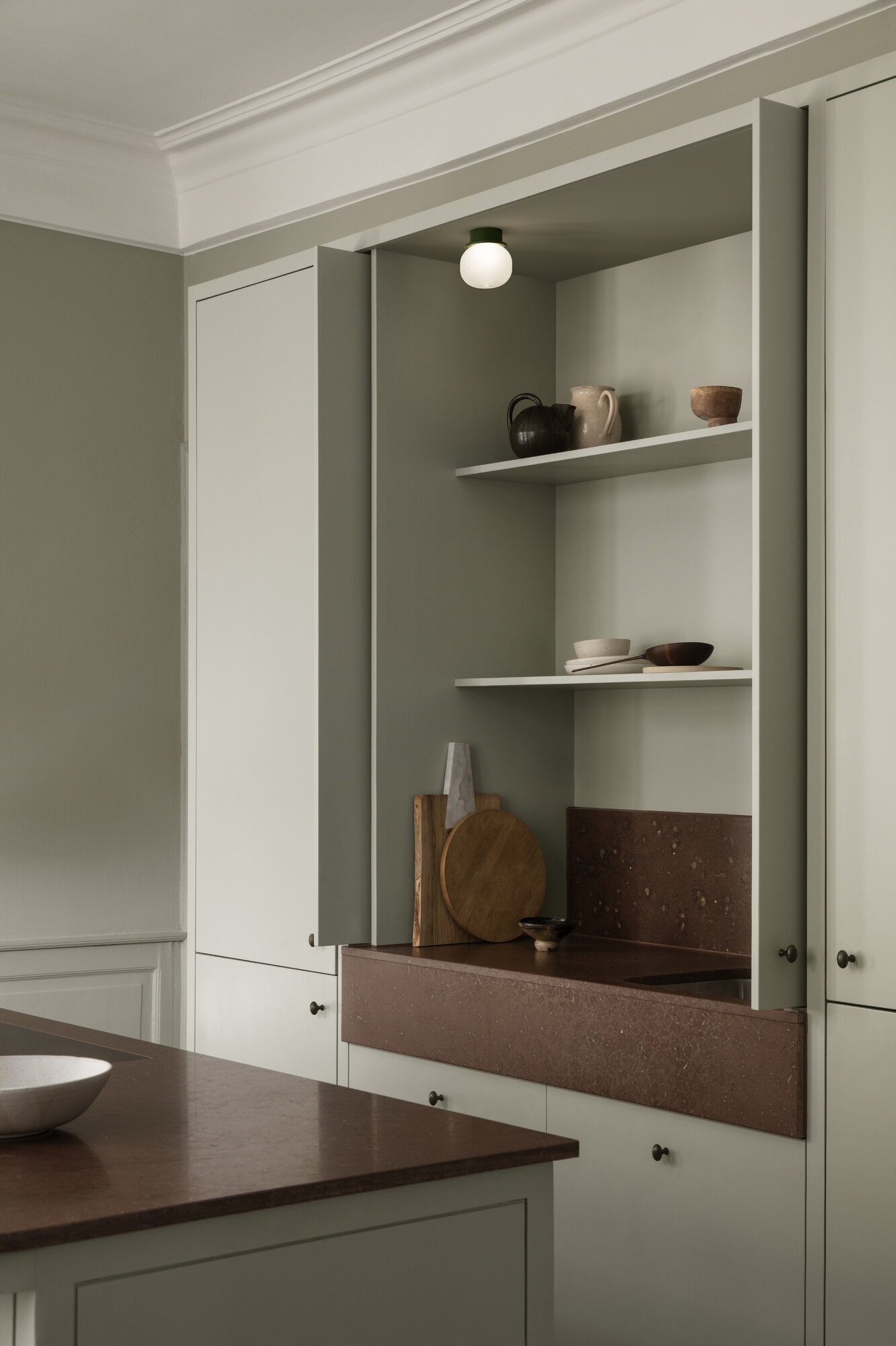 Astep Lille wall/ceiling lamp, green | Finnish Design Shop