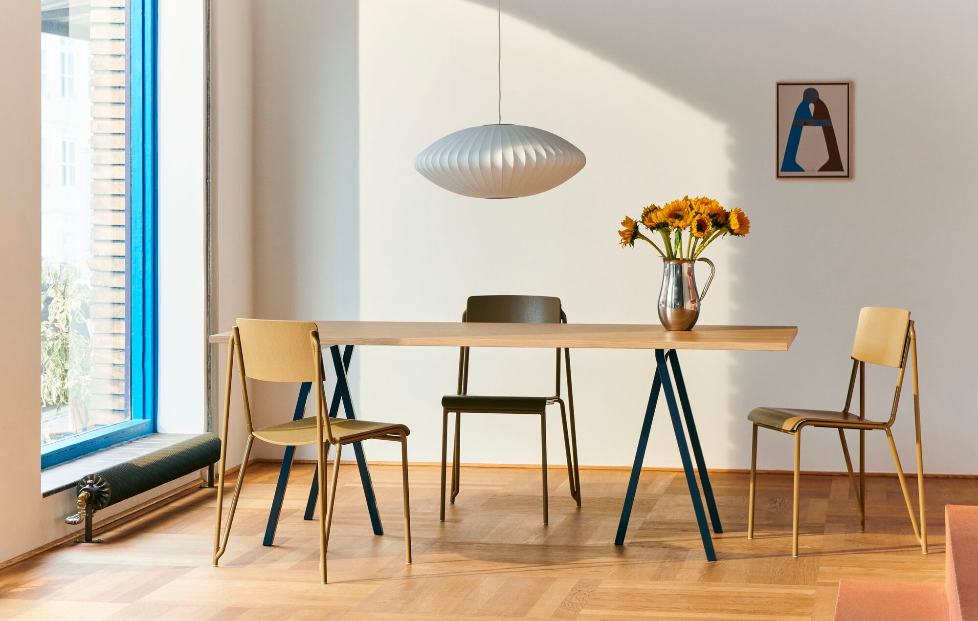 HAY Loop Stand pukkijalat, 2 kpl, deep blue | Finnish Design Shop