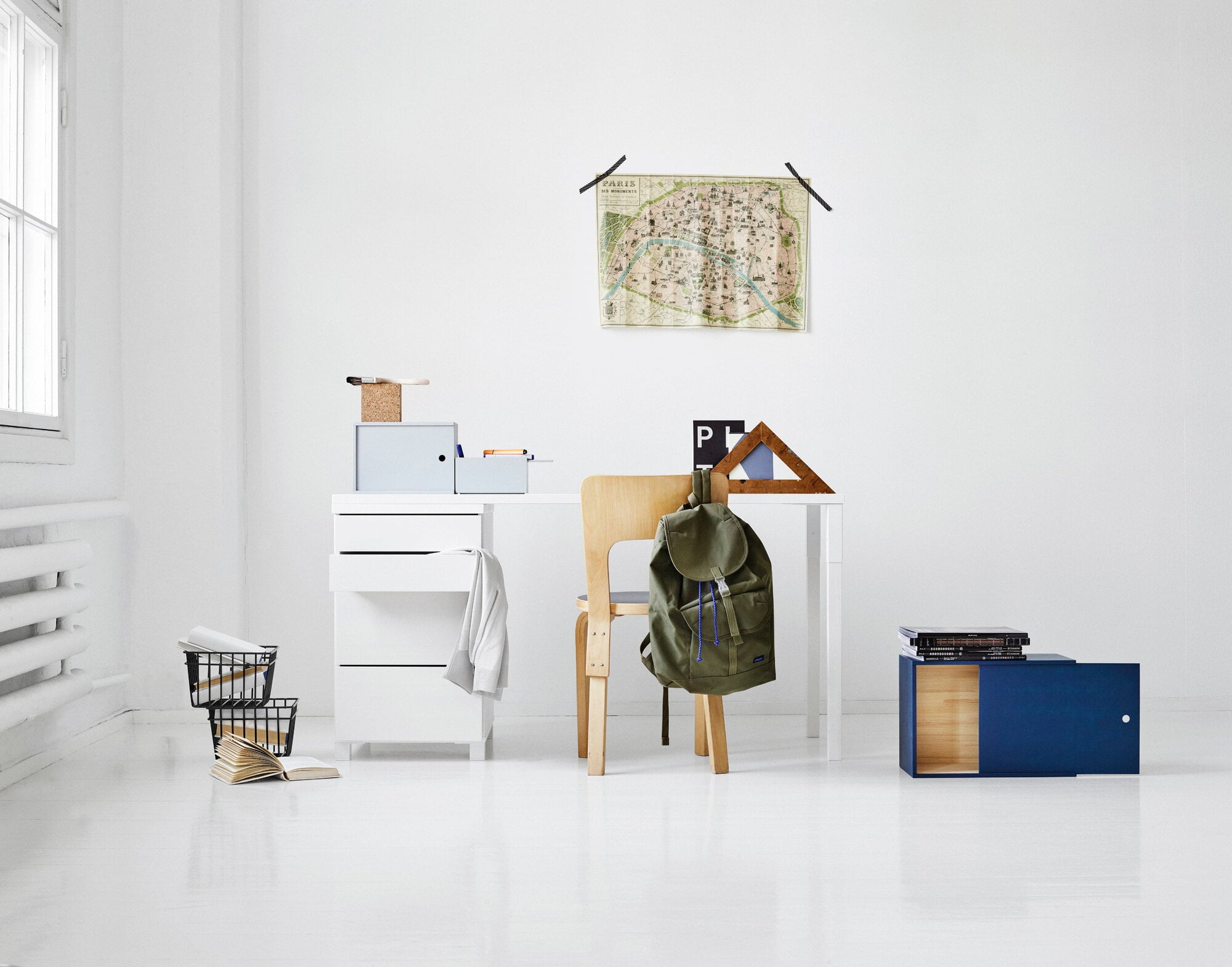 Lundia Classic työpöytä, valkoinen | Finnish Design Shop