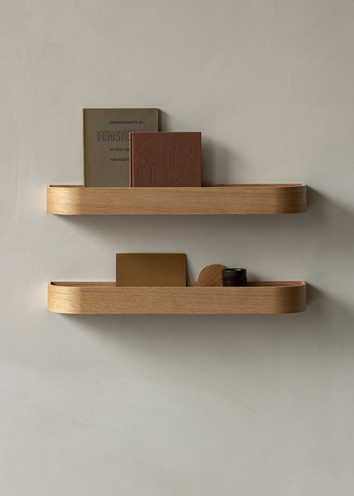 Audo Copenhagen Epoch shelf 79, oak - fog | Finnish Design Shop