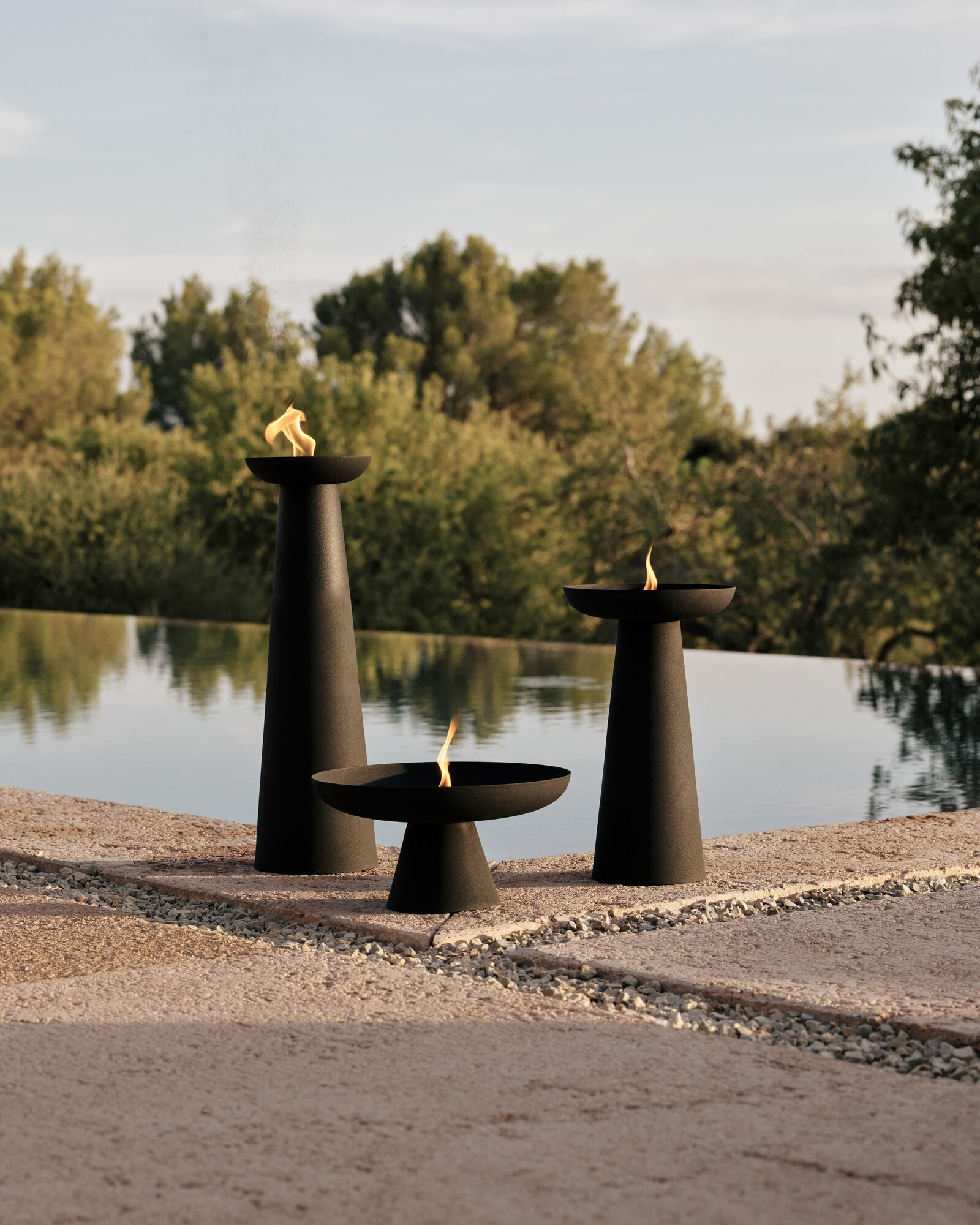 Audo Copenhagen Meira oil lantern, 36 cm, black | Finnish Design Shop