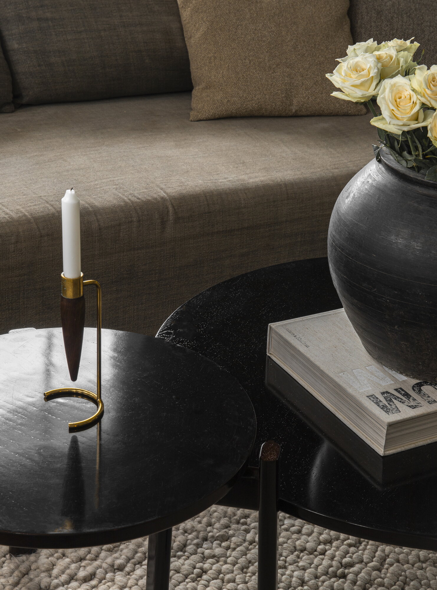 Audo Copenhagen Passage lounge table, 50 cm, dark oak | Finnish Design Shop