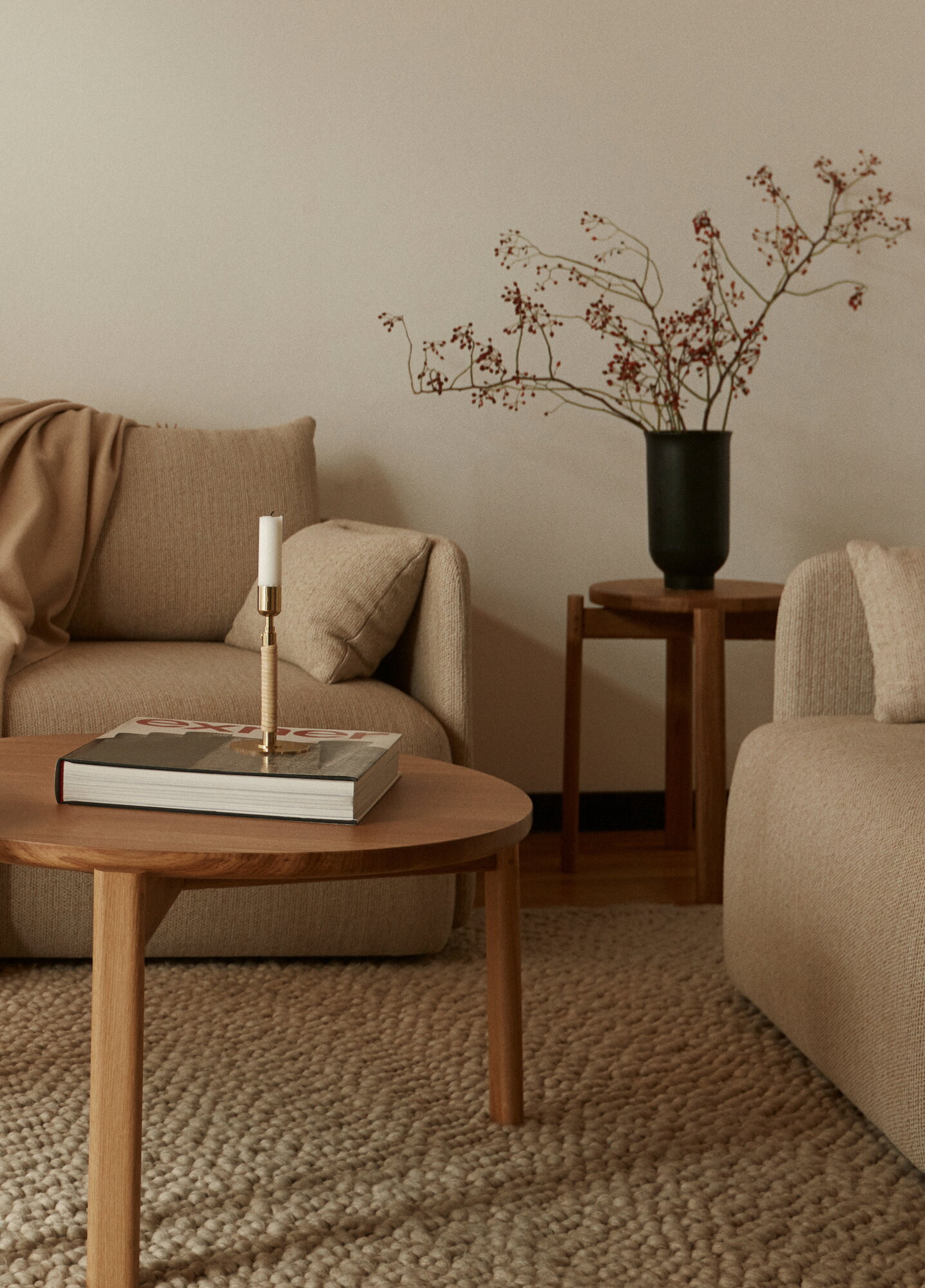Audo Copenhagen Passage lounge table, 50 cm, oak | Finnish Design Shop