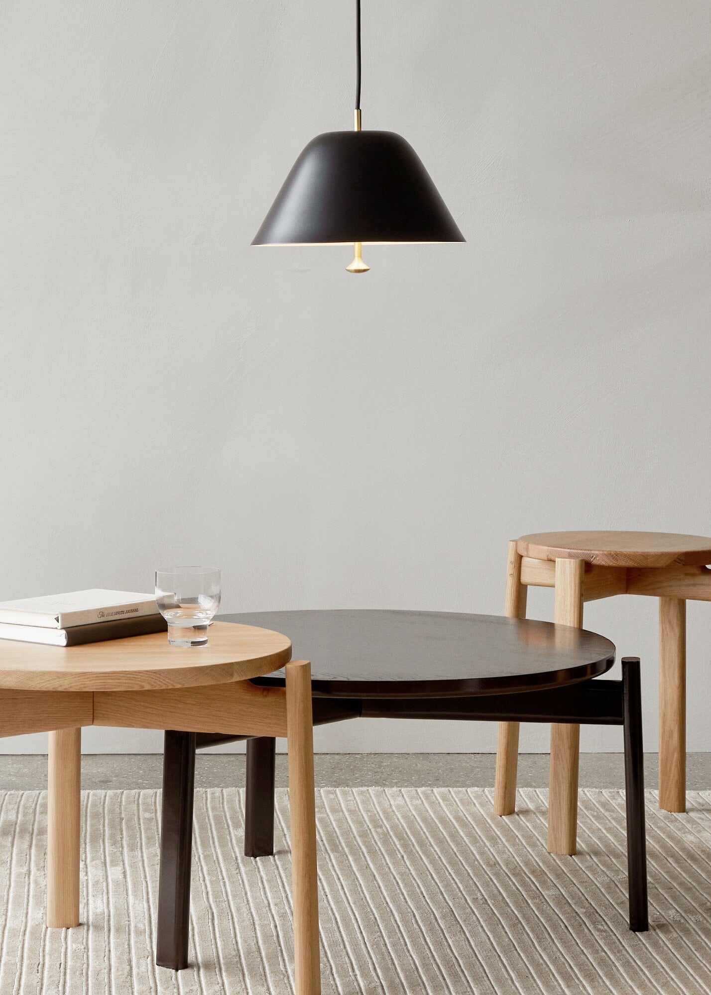 Audo Copenhagen Passage lounge table, 70 cm, dark oak | Finnish Design Shop