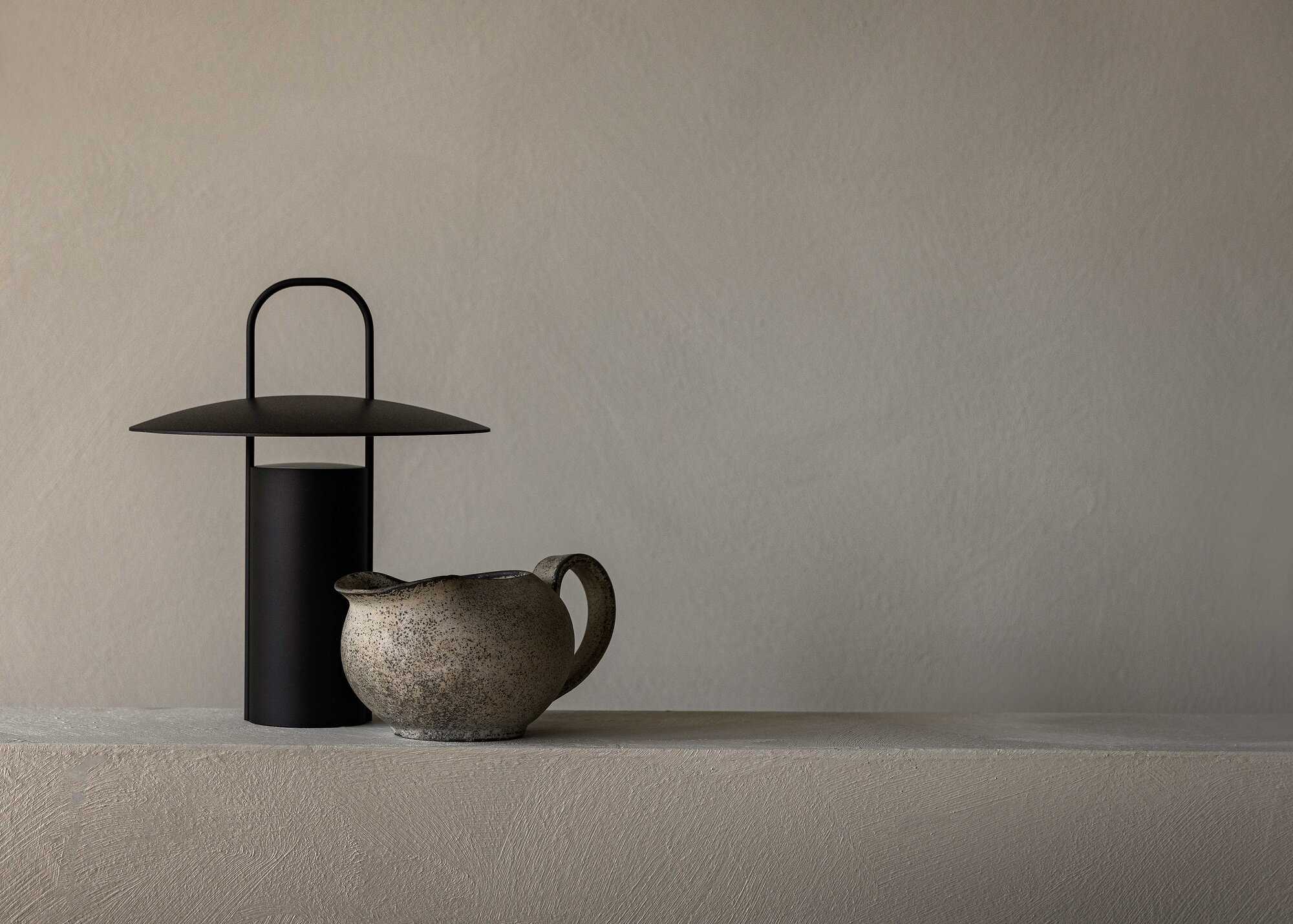 Audo Copenhagen Ray portable table lamp, black | Finnish Design Shop UK