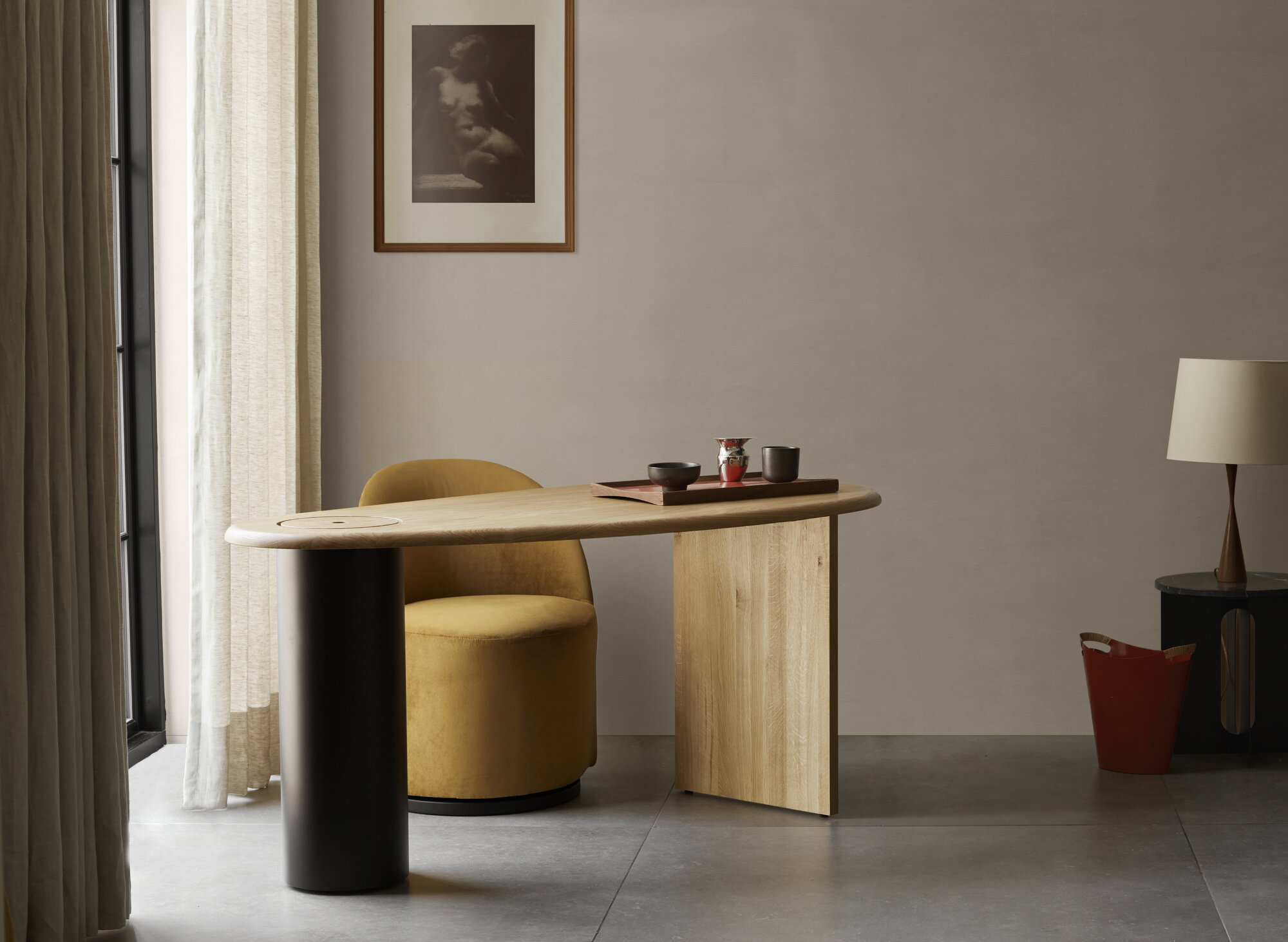 Audo Copenhagen Eclipse desk, natural oiled oak | Finnish Design Shop