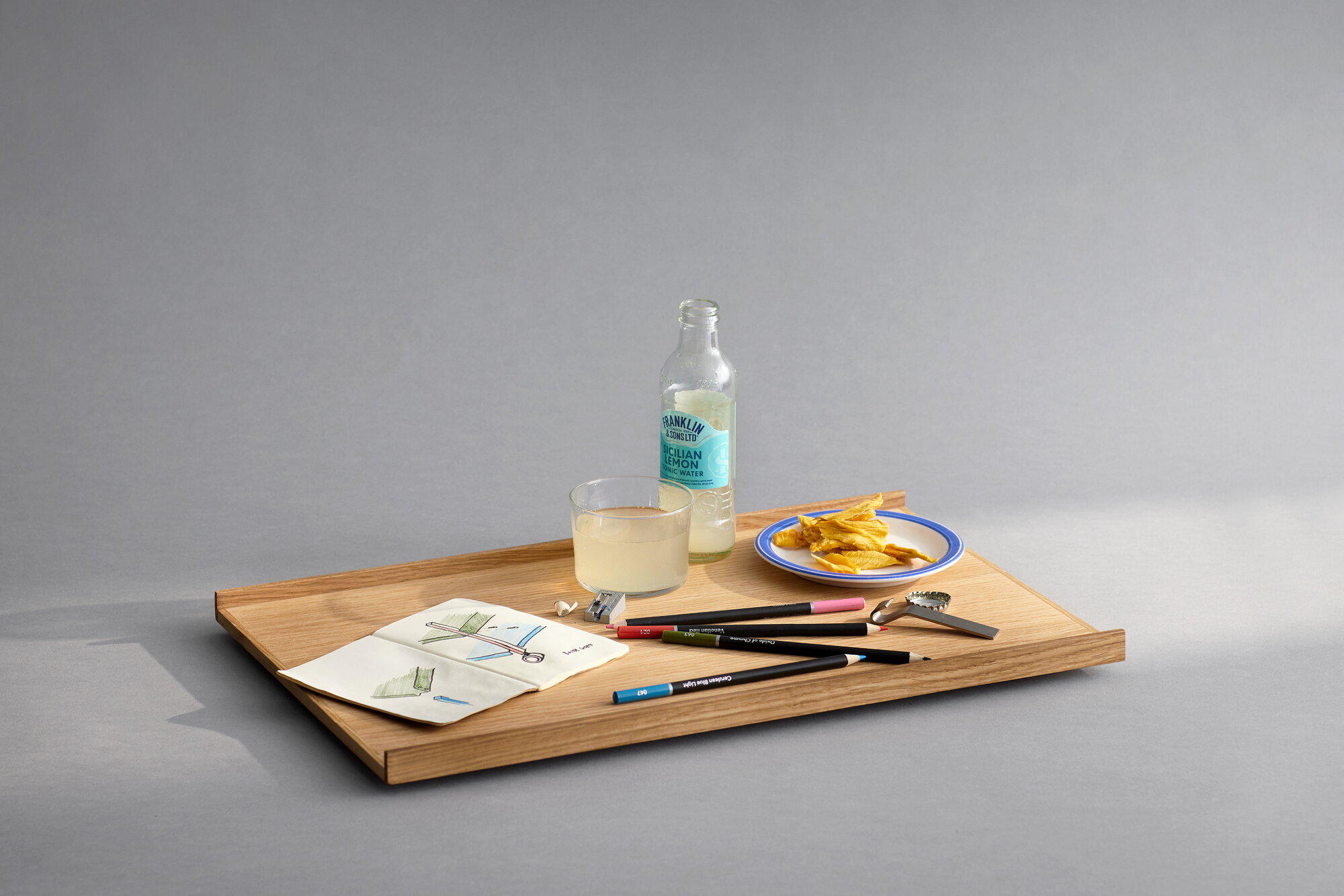 Moebe Tray, large, oak | Finnish Design Shop