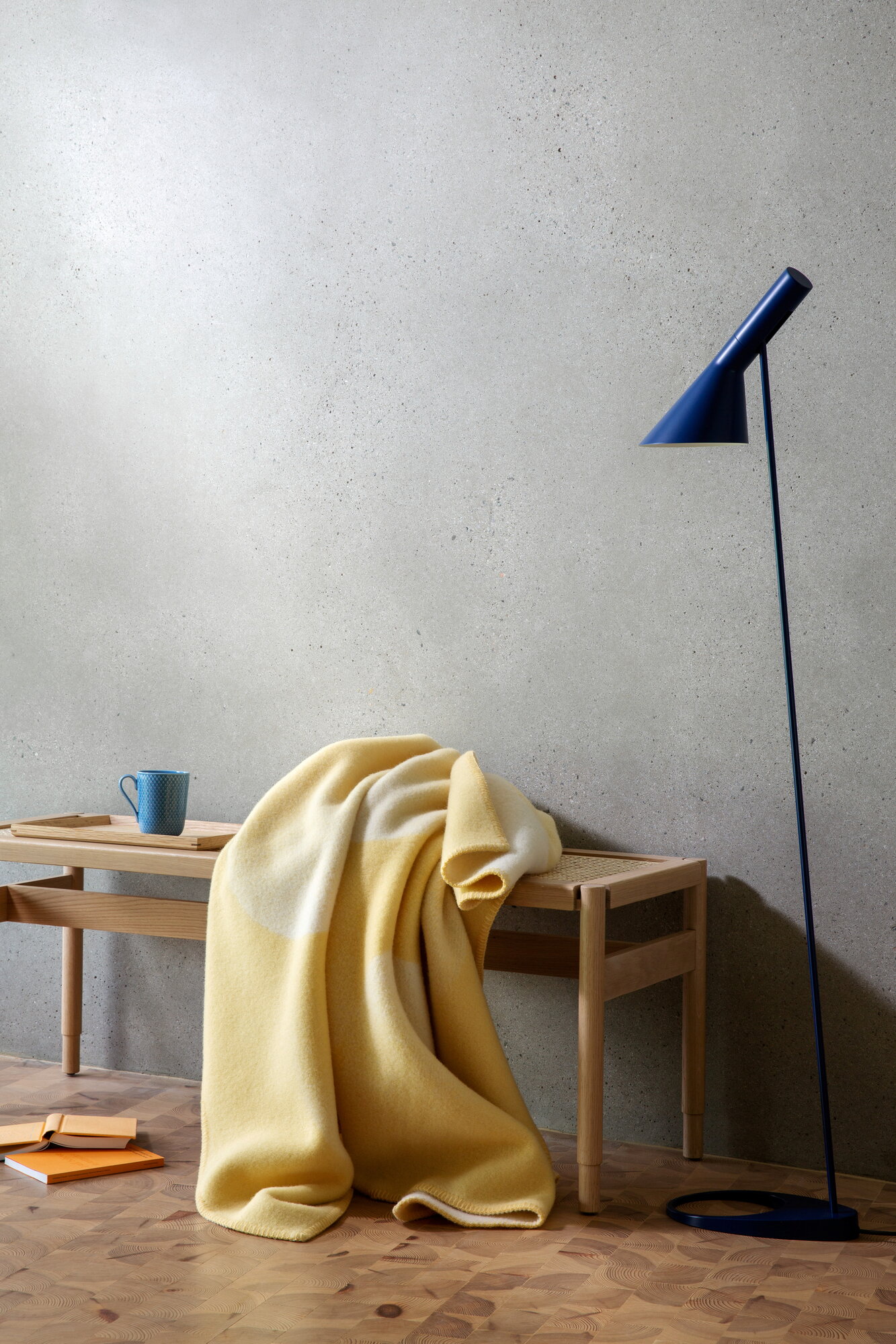 Røros Tweed Moon viltti, 135 x 200 cm, yellow ray | Finnish Design Shop