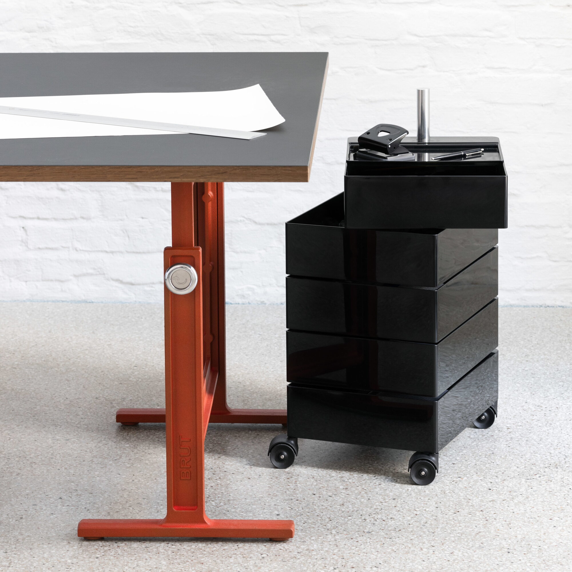 Magis 360° drawer unit, 5 drawers, black | Finnish Design Shop