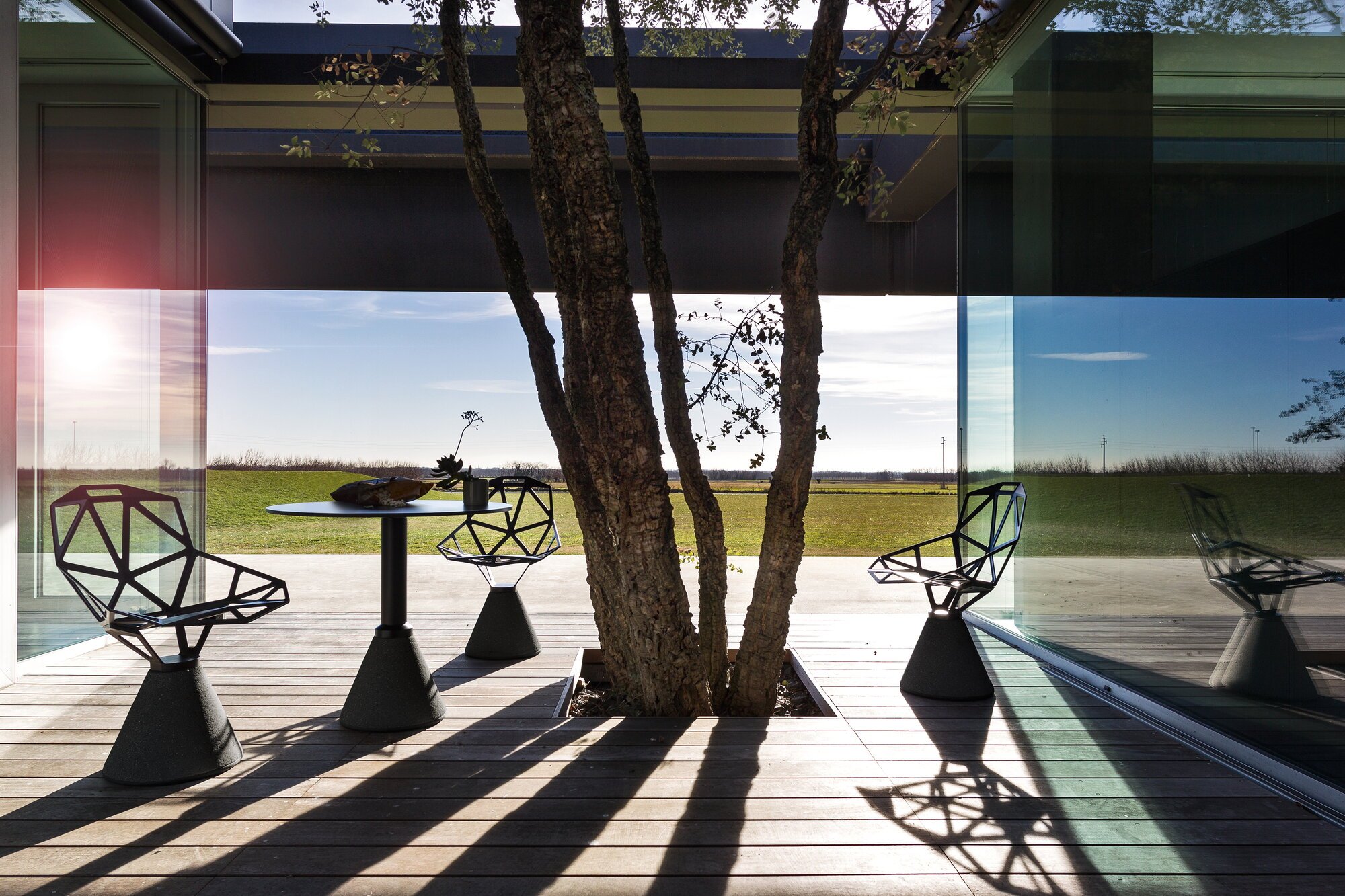 Magis Table_One Bistrot table, 79 cm, black | Finnish Design Shop