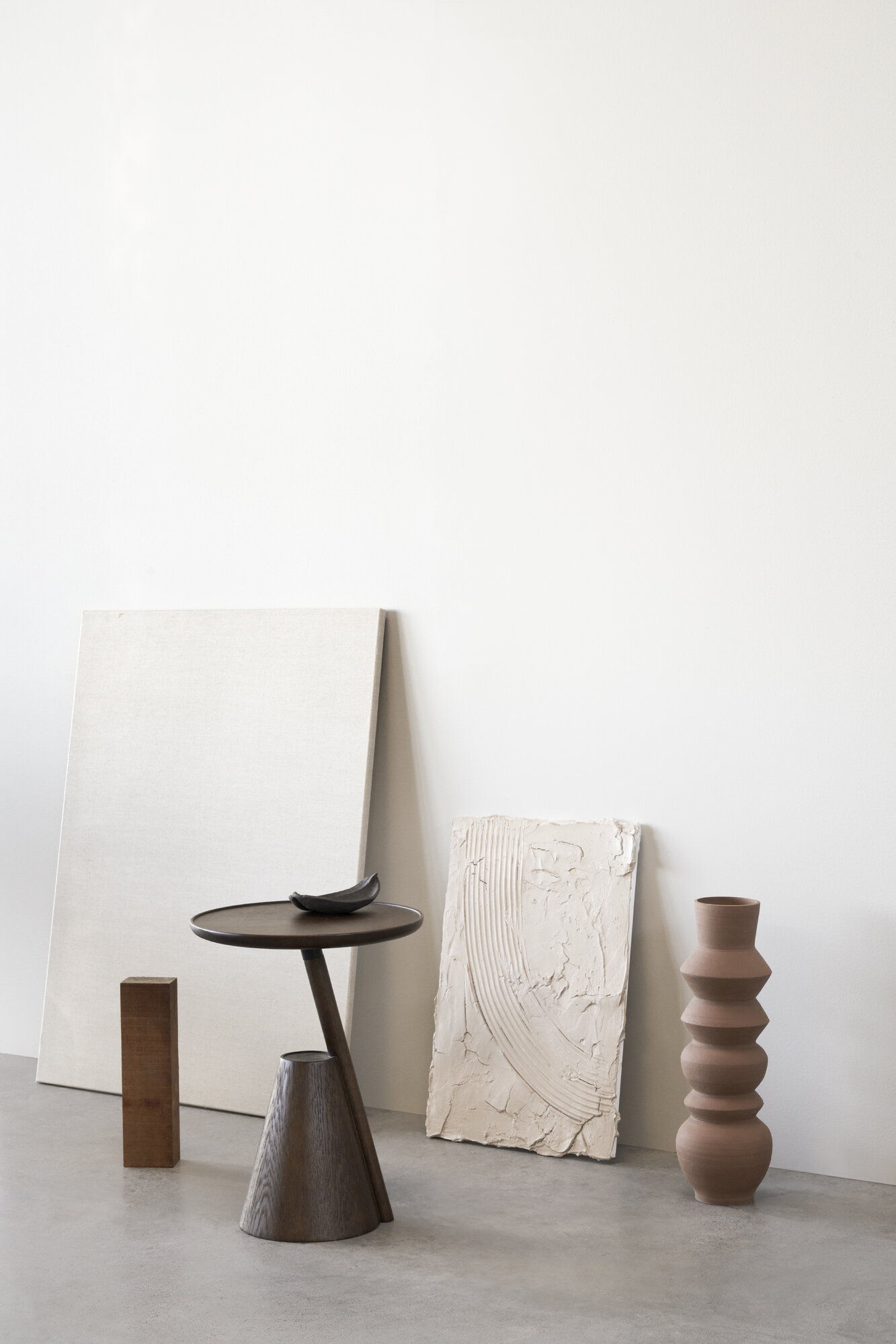 Wendelbo Mate side table, dark brown stained oak | Finnish Design Shop