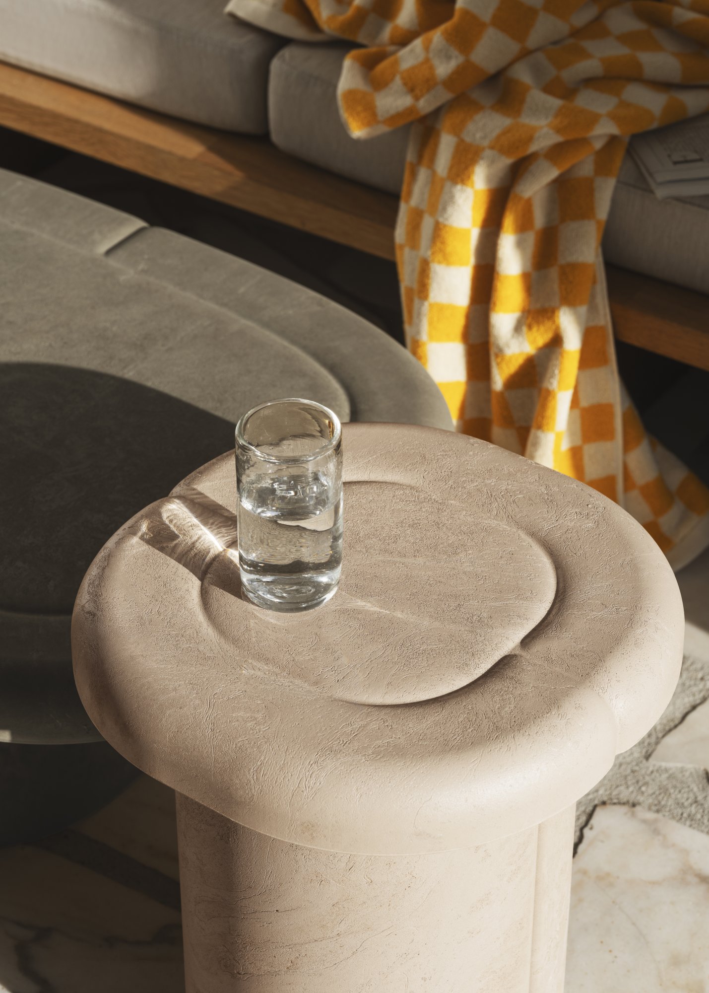 Mater Alder stool, sand | Finnish Design Shop