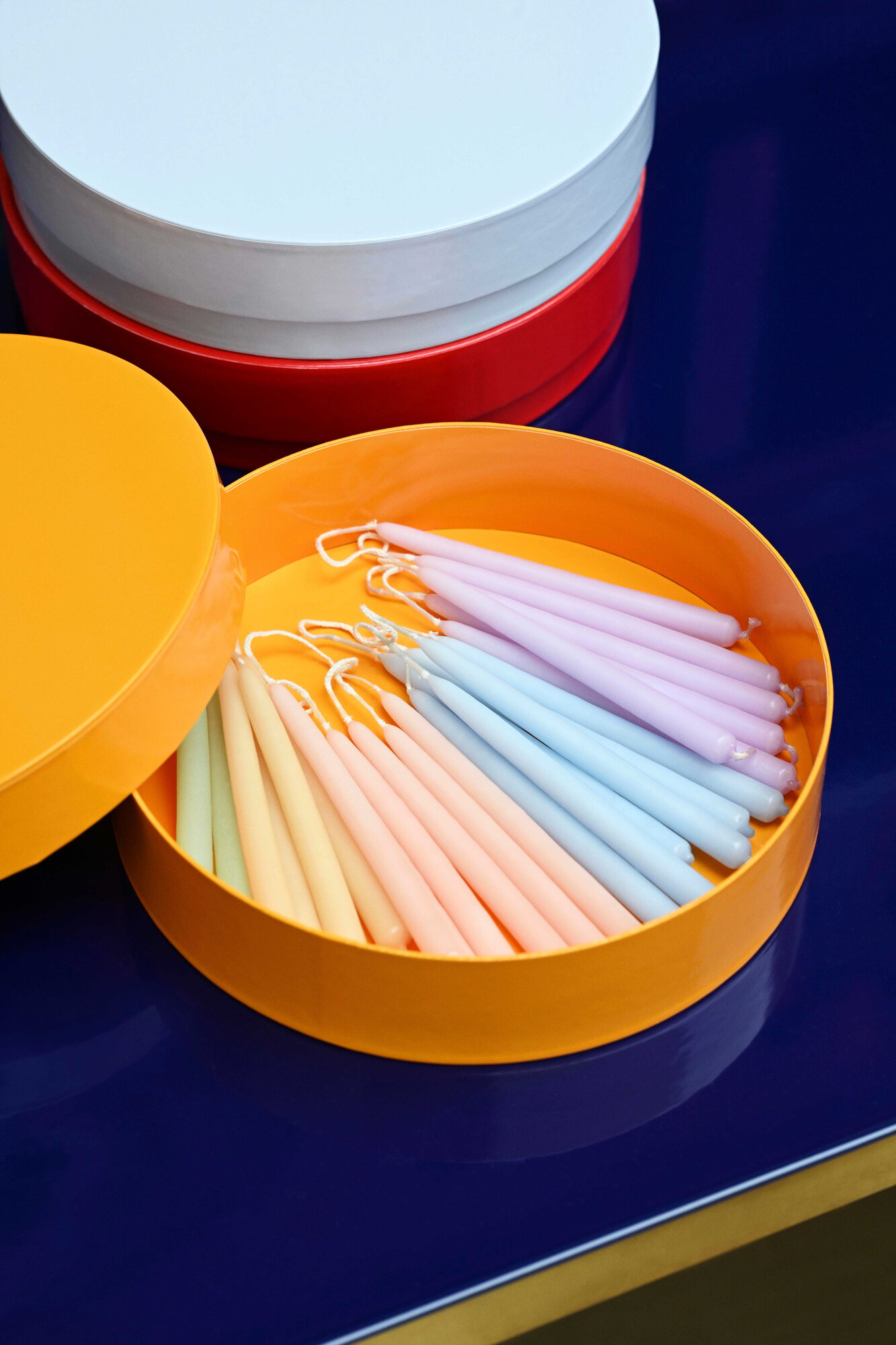 HAY Mini Conical candles, set of 12, light rose | Finnish Design Shop