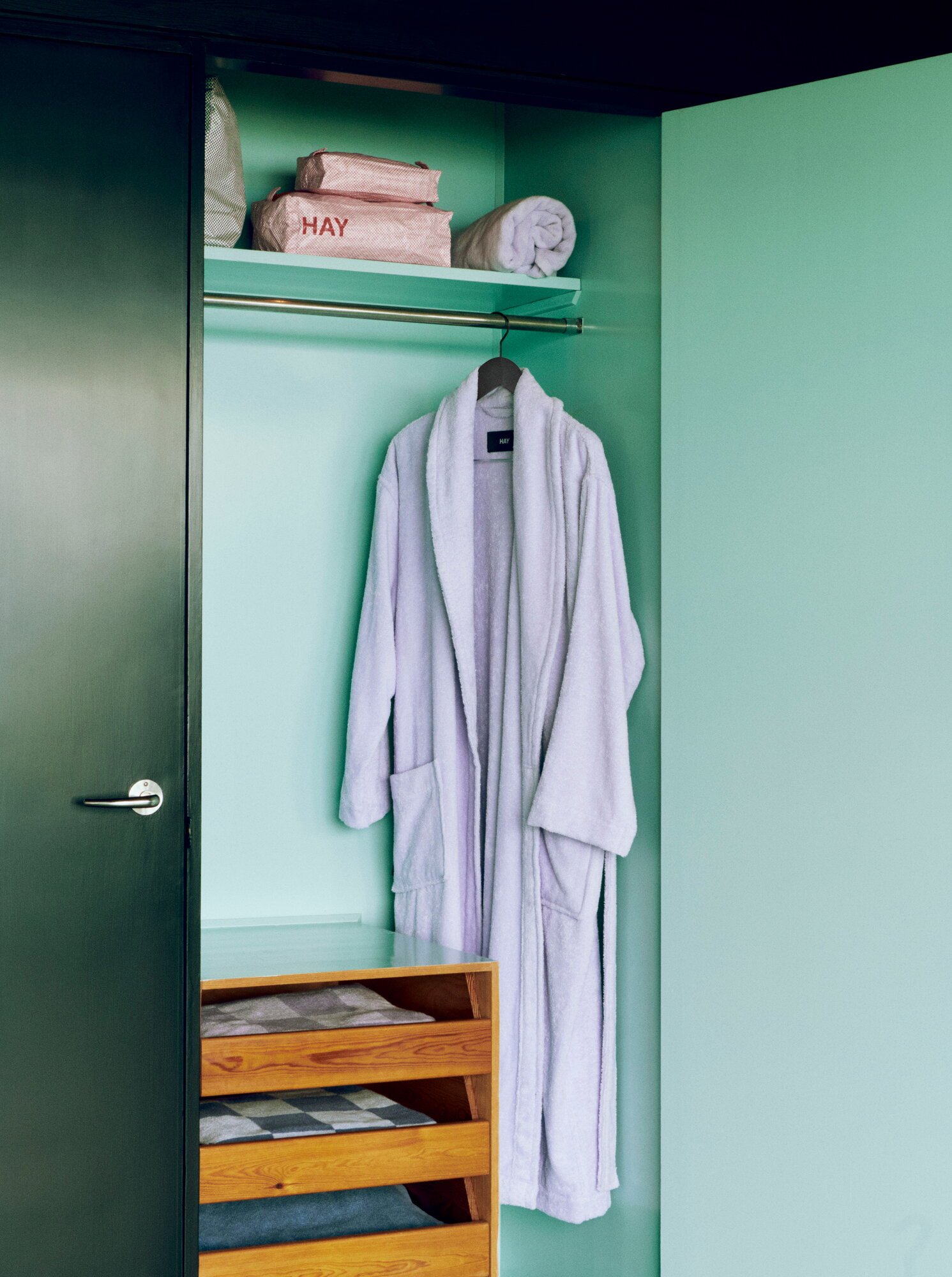 HAY Mono bath robe, lavender | Finnish Design Shop