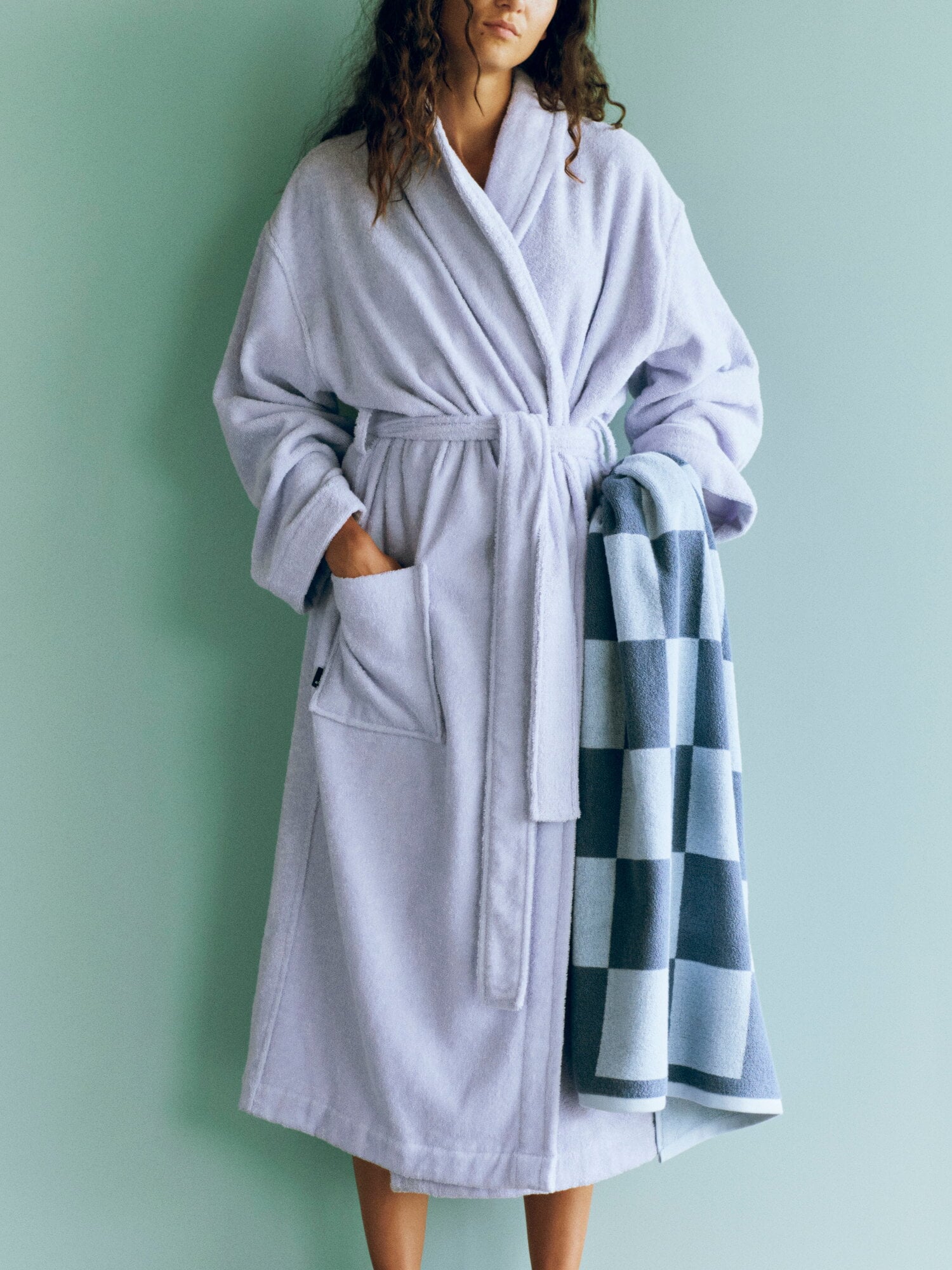 HAY Mono bath robe, lavender | Finnish Design Shop