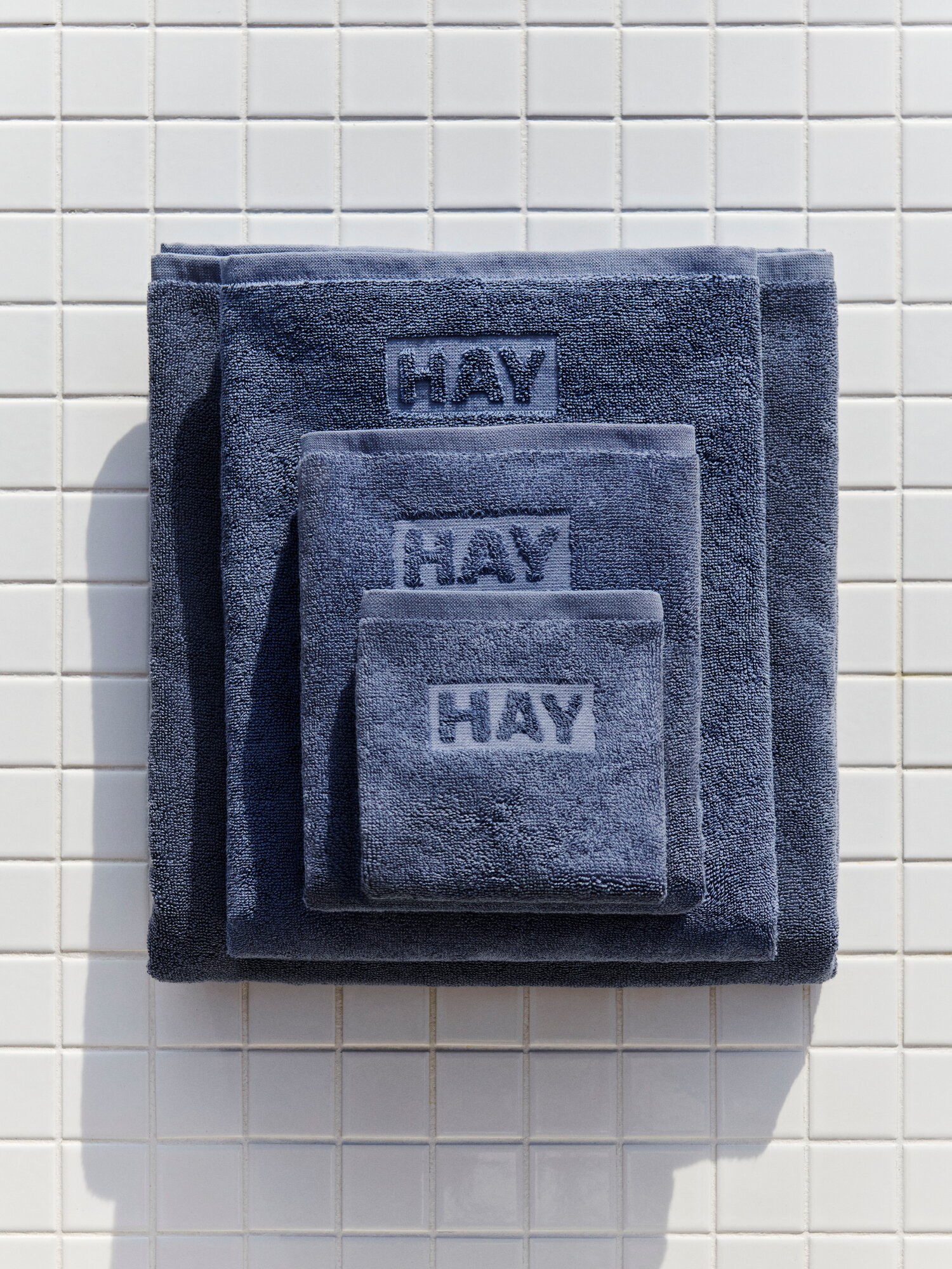 HAY Mono jättipyyhe, 100 x 150 cm, siniharmaa | Finnish Design Shop