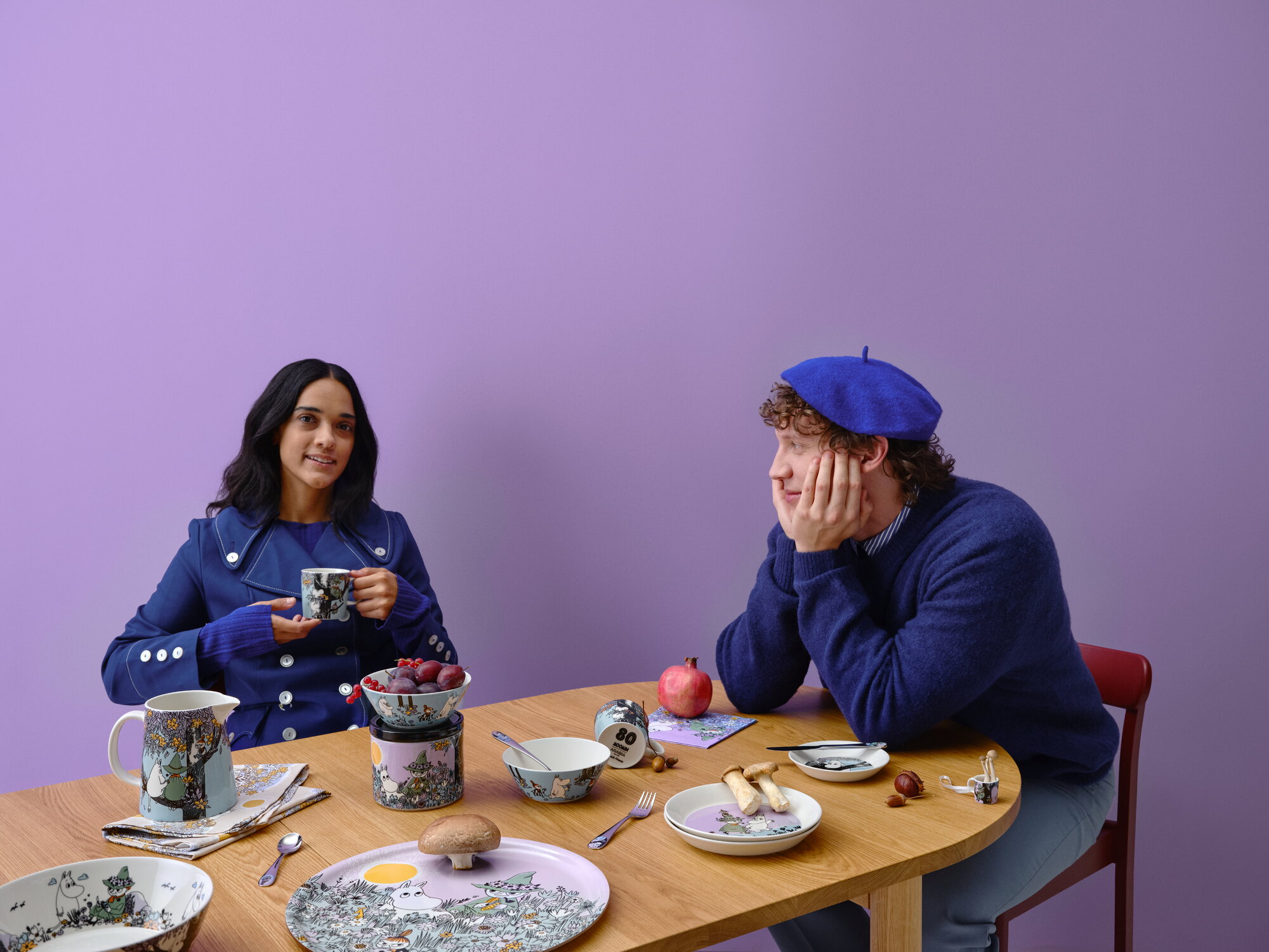 Moomin Arabia Moomin serving bowl, Friends forever | Finnish Design Shop