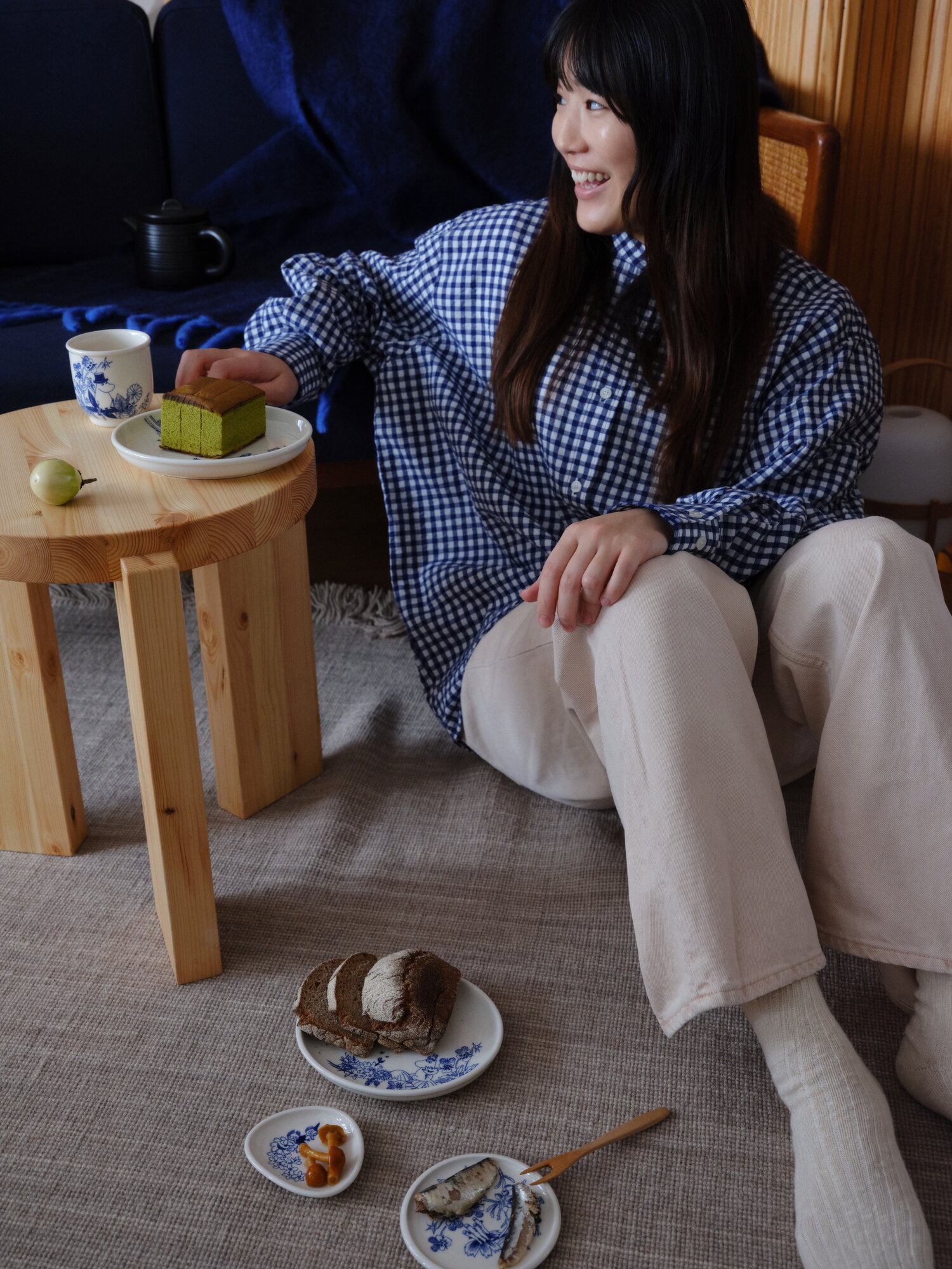 Moomin Arabia Muumi minilautanen, 12 cm, Haru | Finnish Design Shop