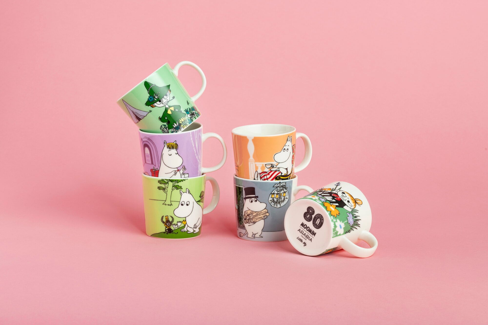 Moomin Arabia Muumi muki, 0,3 L, 2 kpl, Muumimamma & Muumipappa 80 ...