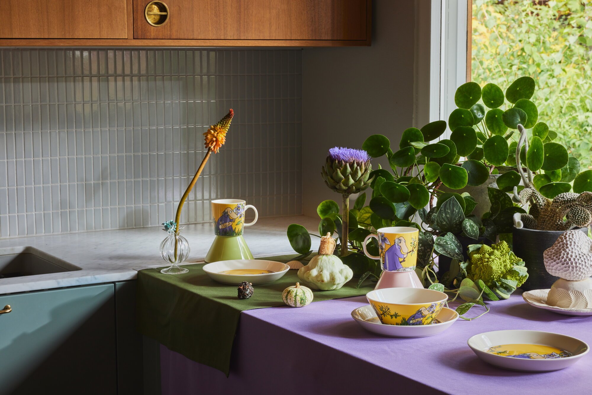 Moomin Arabia Moomin plate, Hemulen, yellow | Finnish Design Shop