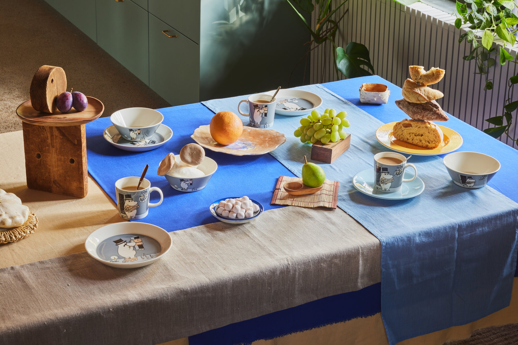 Moomin Arabia Muumi kulho, Muumipappa, harmaa | Finnish Design Shop