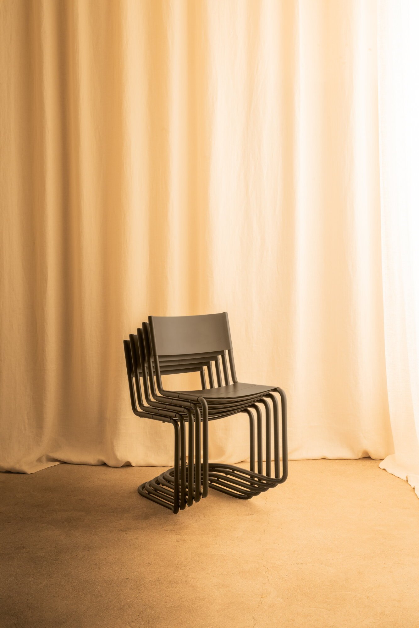 Nine Sine dining chair, dark green | Finnish Design Shop