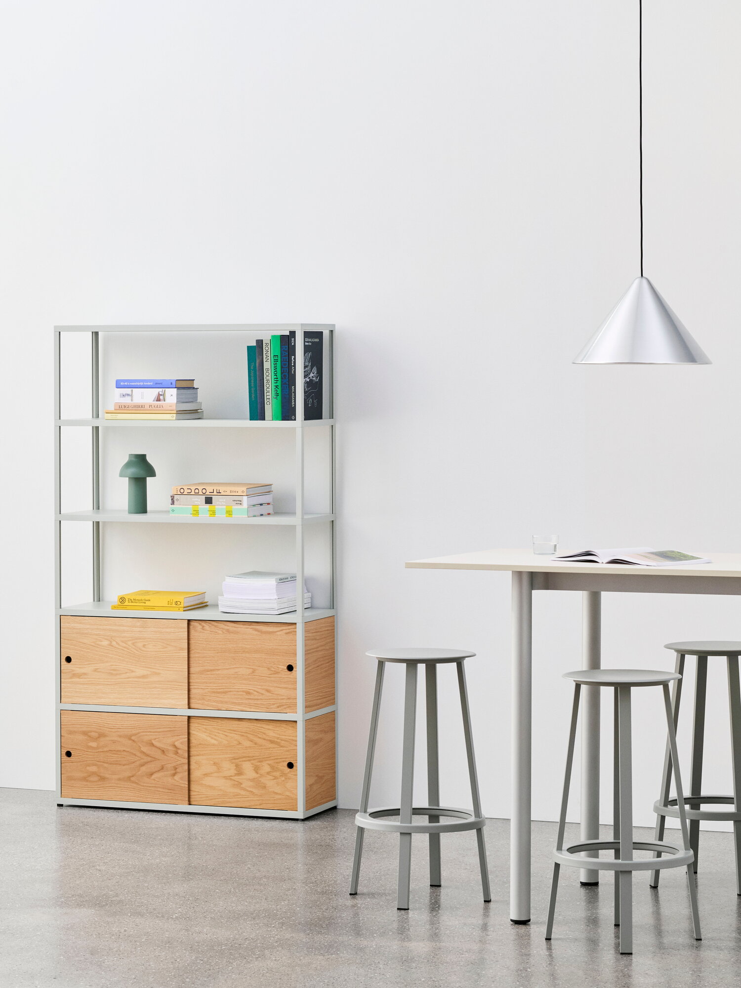 HAY Compass pendant, 260, brushed aluminium | Finnish Design Shop