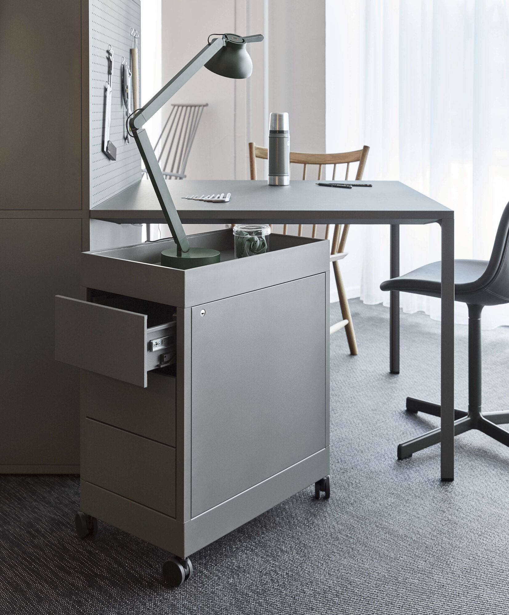 HAY New Order trolley B, light grey | Finnish Design Shop
