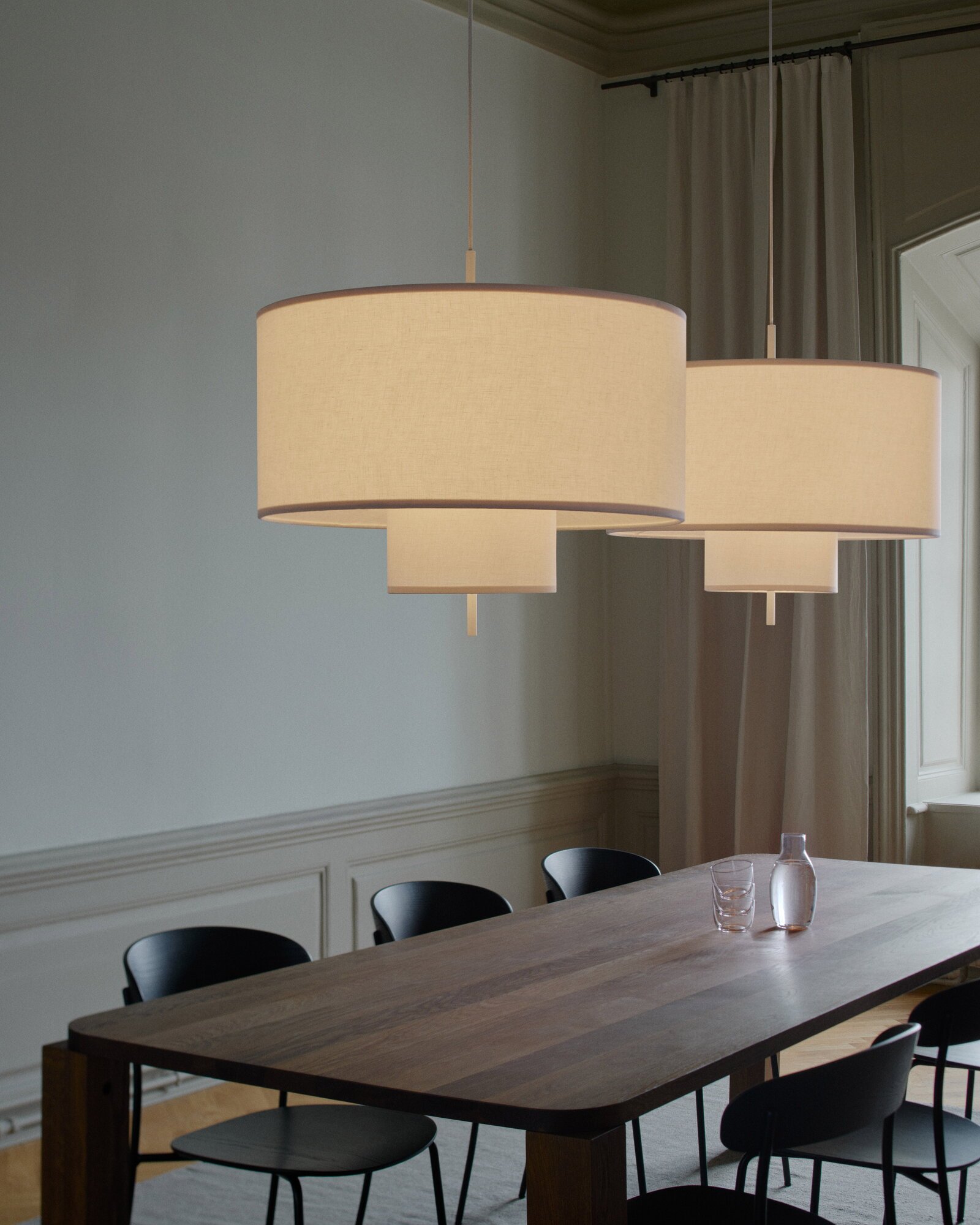 New Works Margin pendant lamp, 70 cm, white | Finnish Design Shop