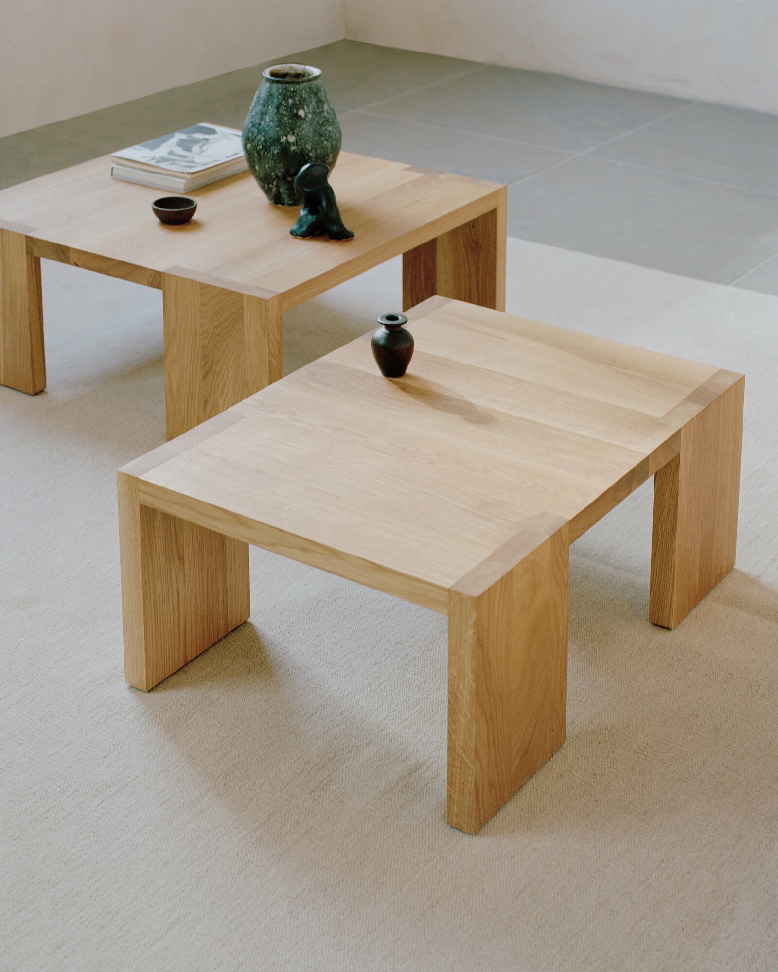 New Works Tenon side table, large, oak | Finnish Design Shop