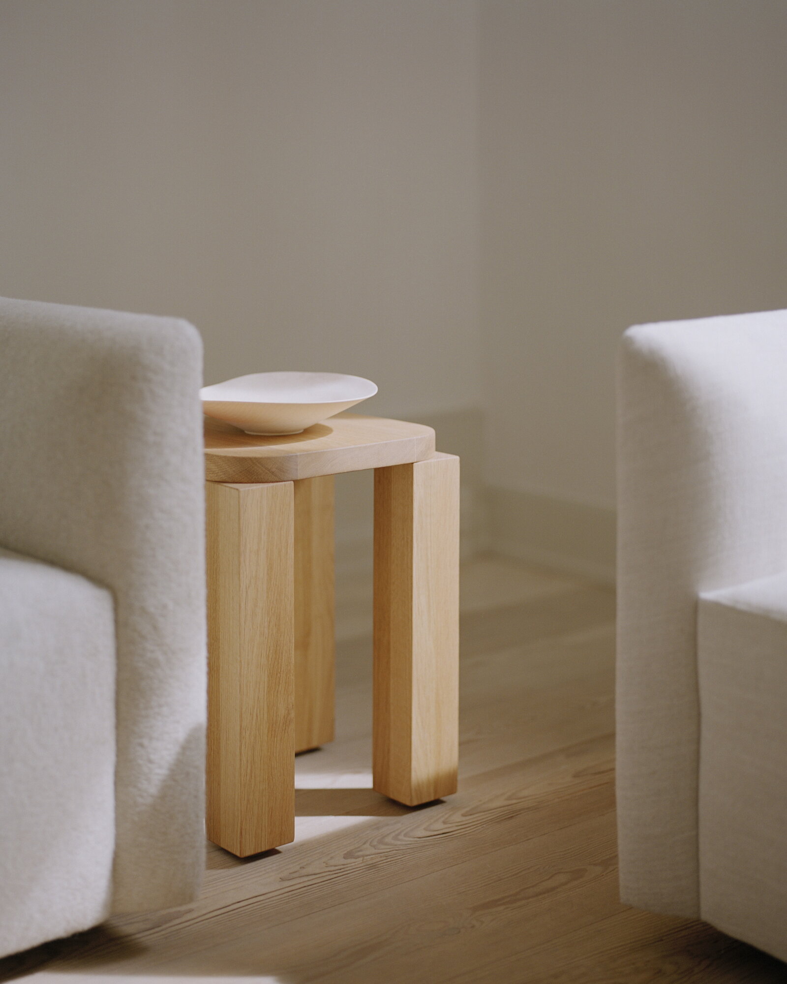 New Works Atlas stool, natural oak | Finnish Design Shop UK