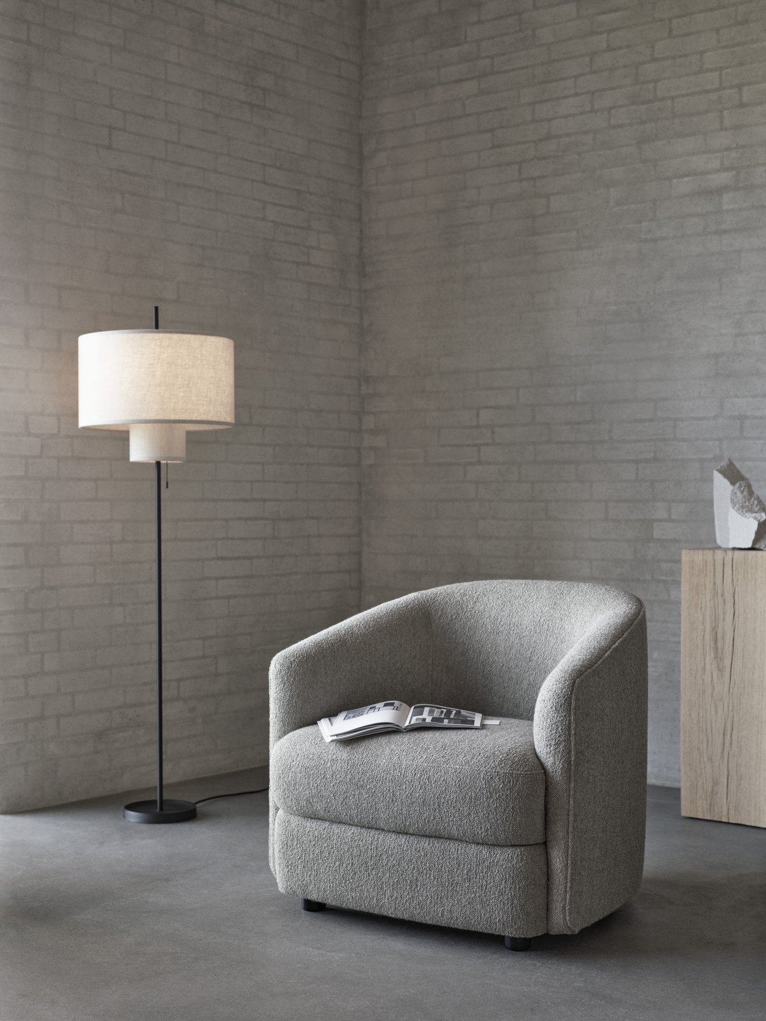 New Works Margin floor lamp, beige | Finnish Design Shop