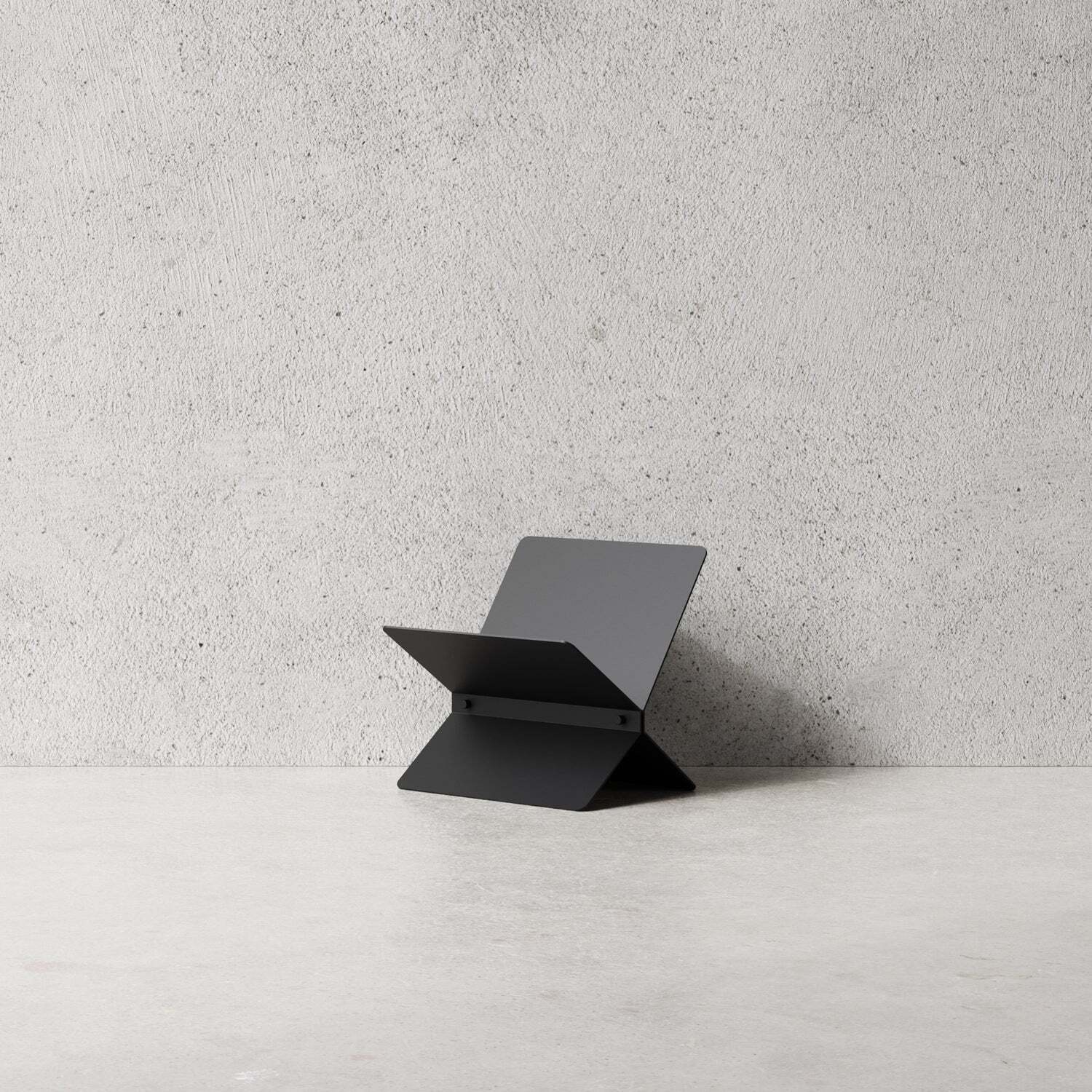 Nichba Magazine Holder, black | Finnish Design Shop