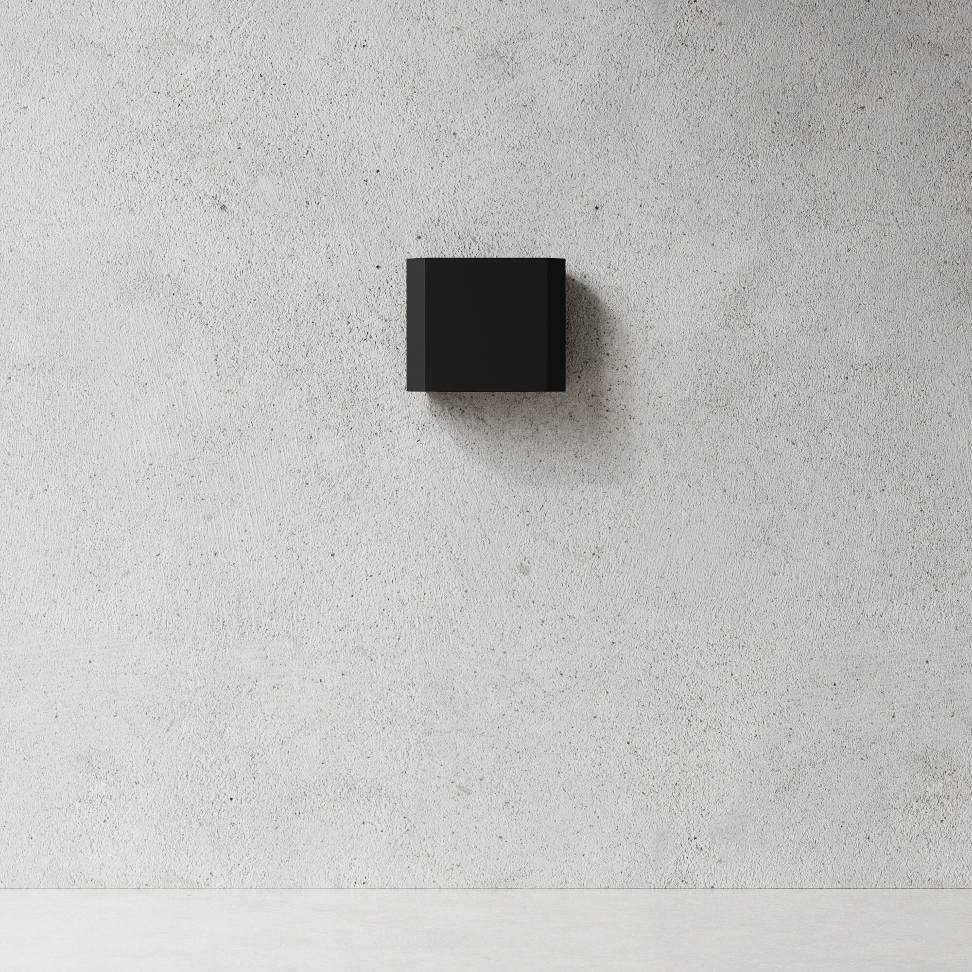 Nichba Paper dispenser with lid, black | Finnish Design Shop