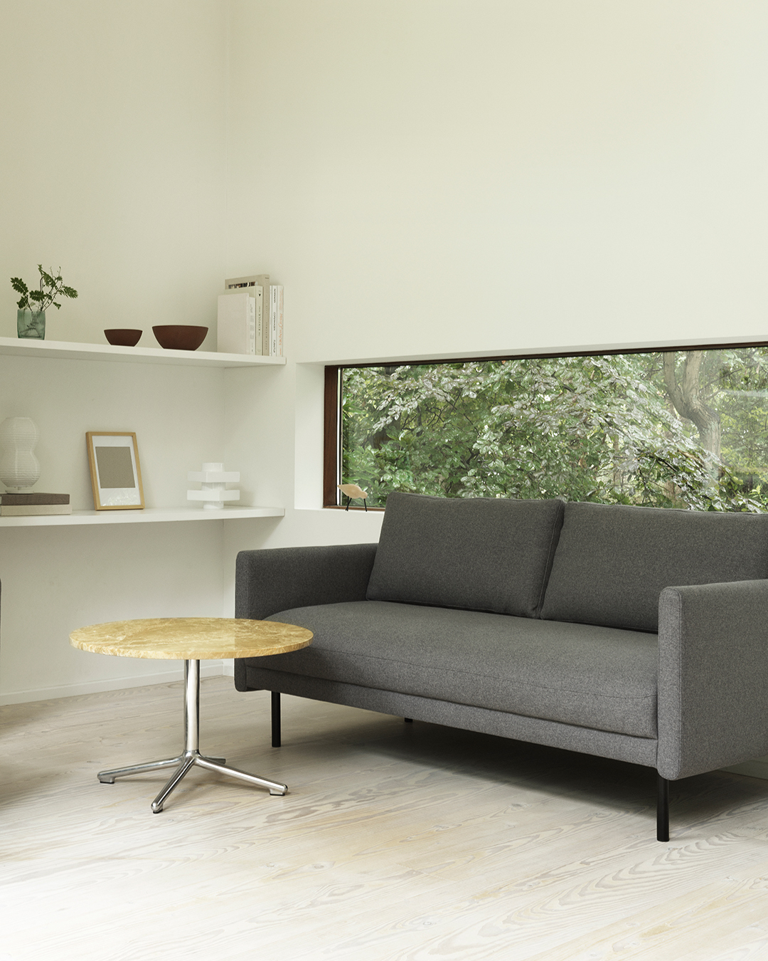 Normann Copenhagen Rar sofa, 3-seater, Re-born dark grey | Finnish ...