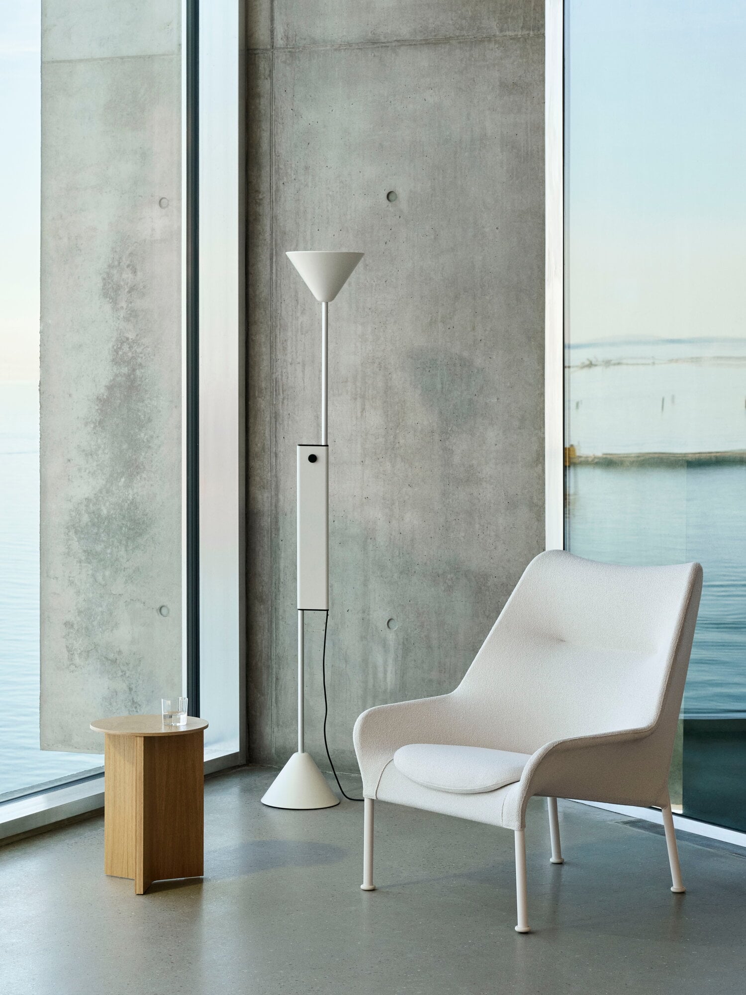 HAY Slit Wood table, 35 cm, high, lacquered oak | Finnish Design Shop