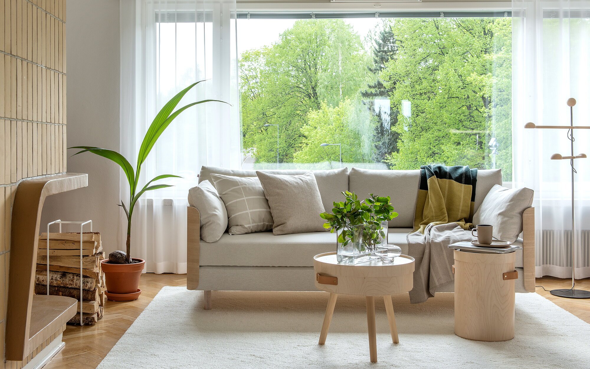 Tapio Anttila Collection ON2 Wood sofa bed, soap waxed oak - natural ...