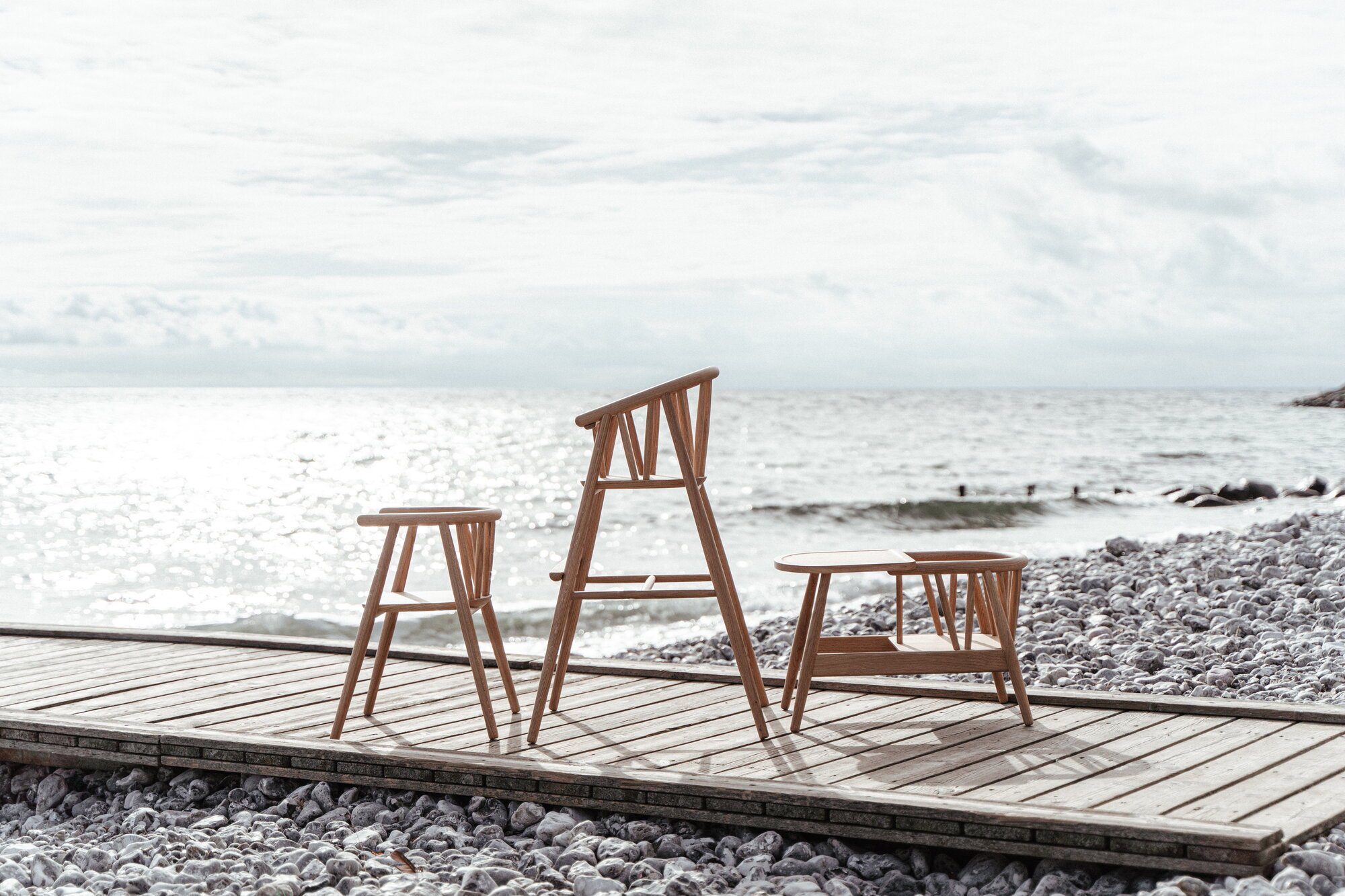 Oaklings Smilla toddler chair with tray, oak | Finnish Design Shop