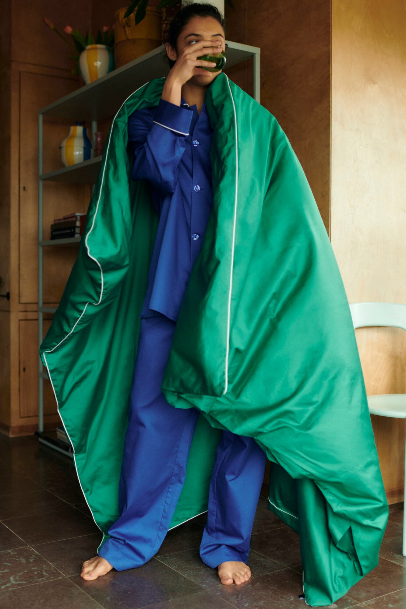 HAY Outline pyjama trousers, vivid blue | Finnish Design Shop