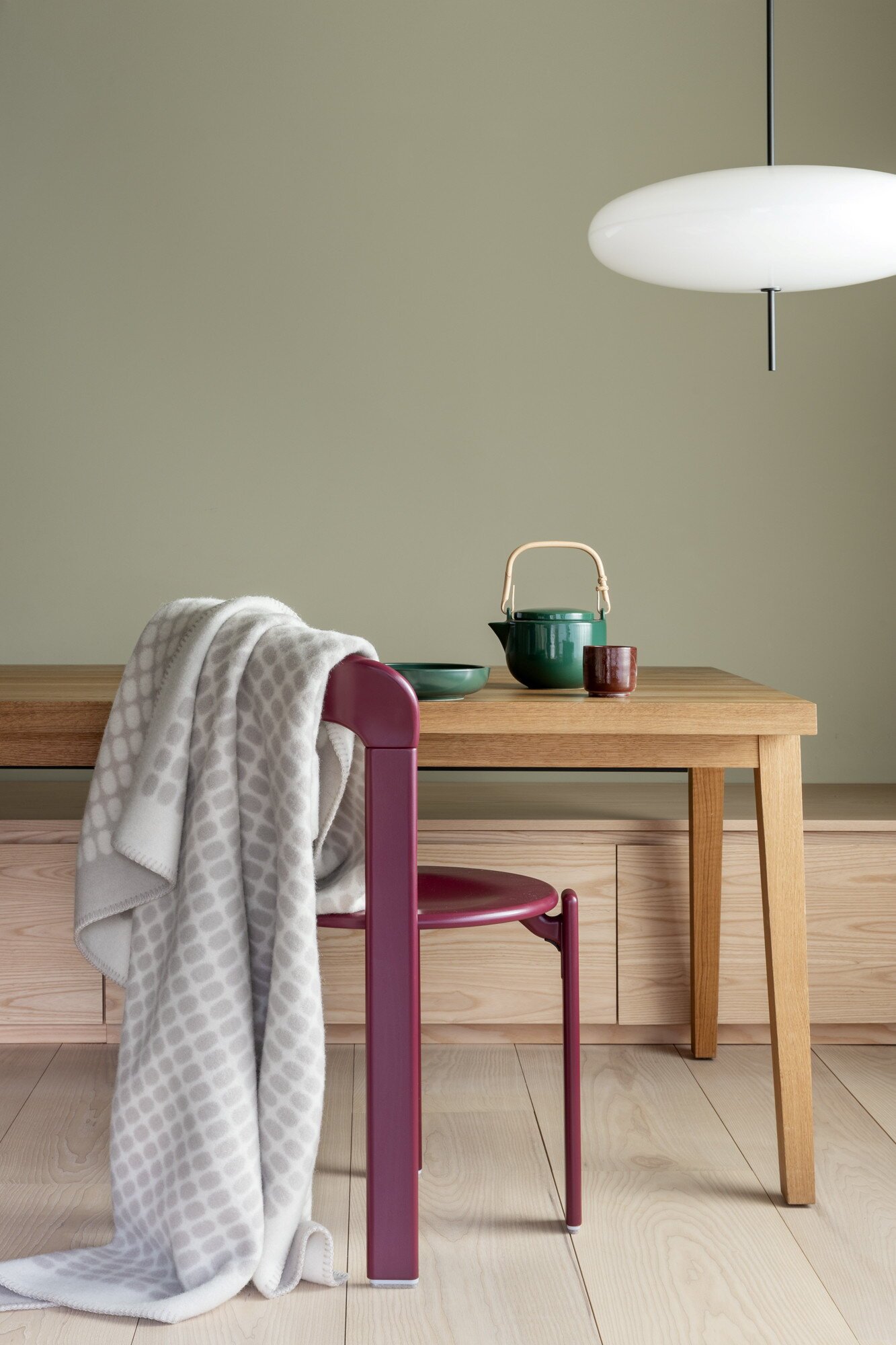 Røros Tweed Palette throw, 135 x 200 cm, clay | Finnish Design Shop