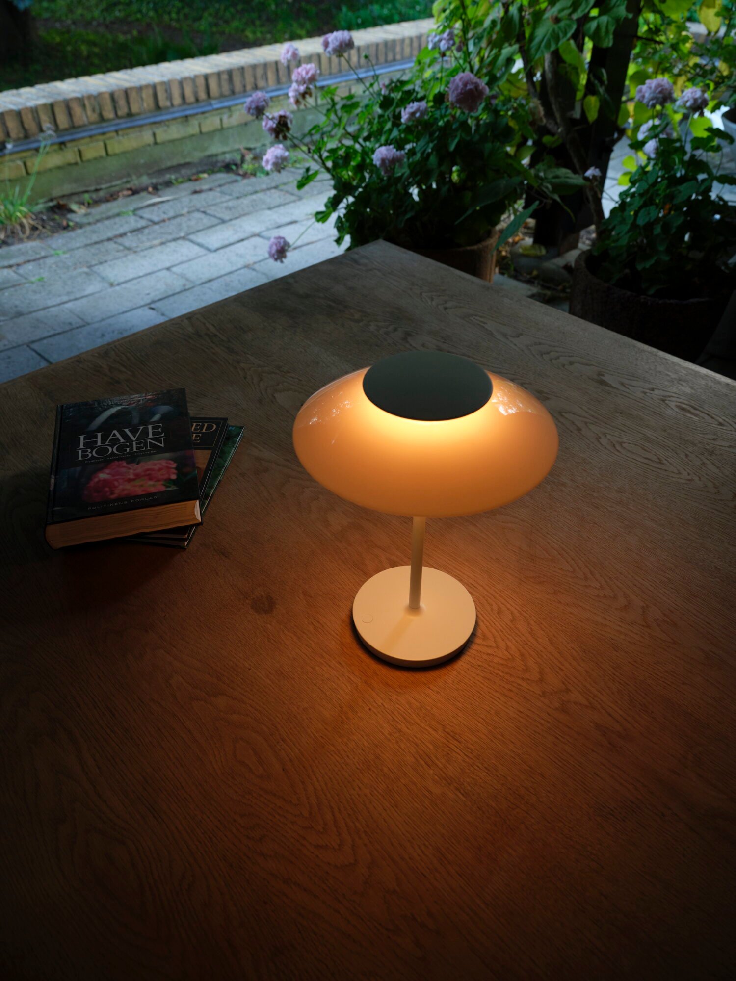 Louis Poulsen PH 80 portable table lamp, opal white - high lustre ...