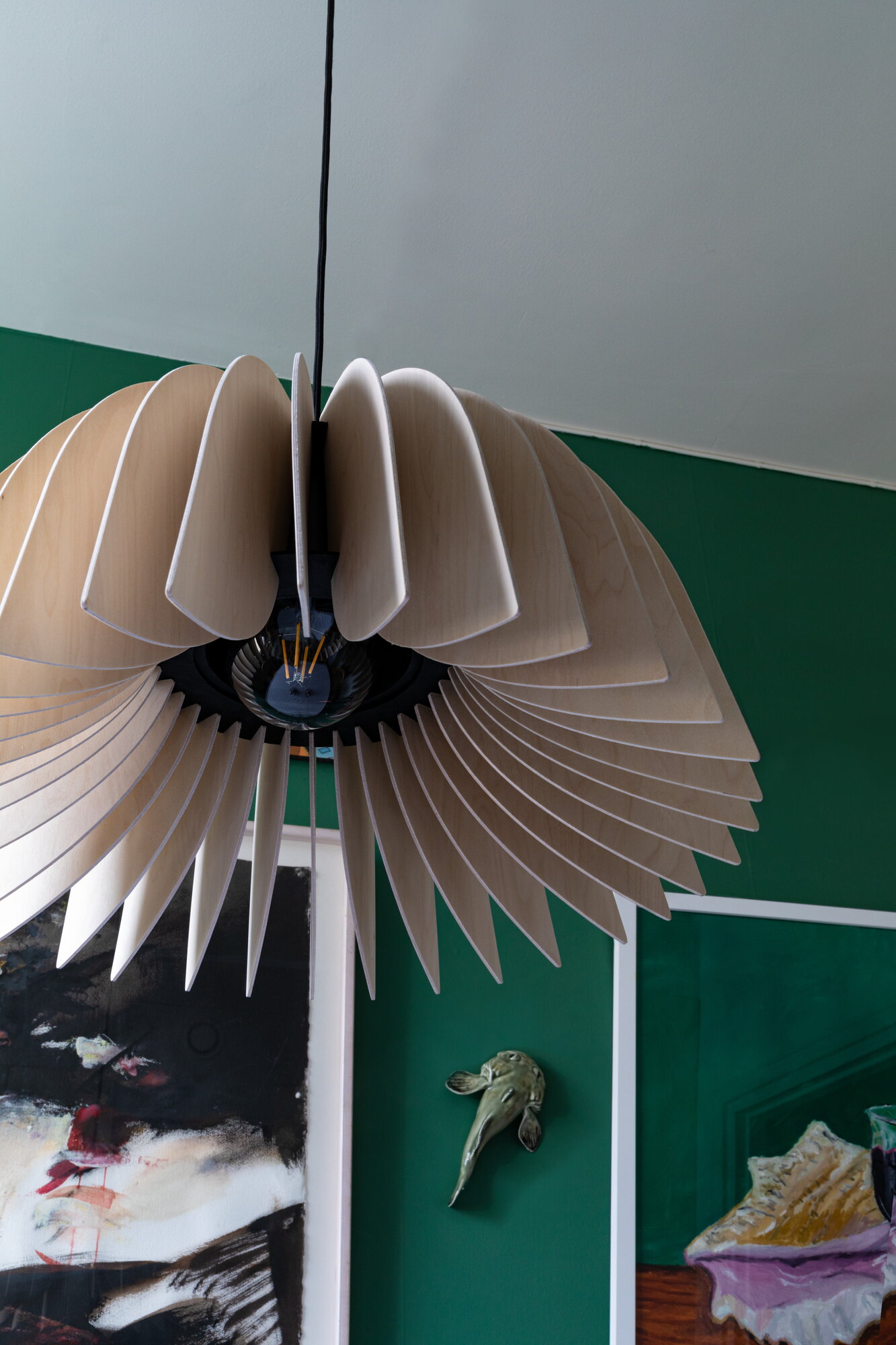 Pilke Lights Verna 50 pendant, birch | Finnish Design Shop