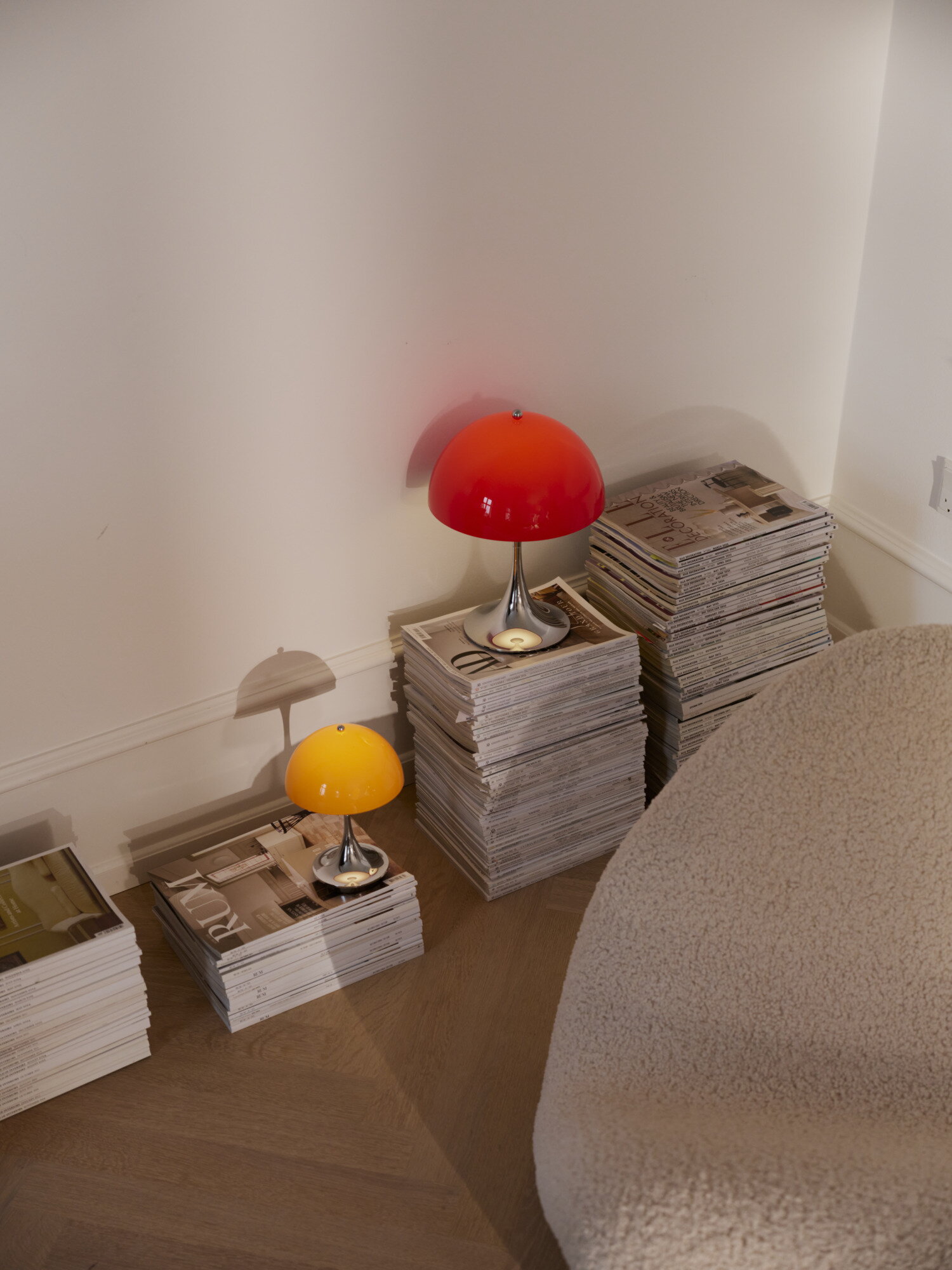 Louis Poulsen Panthella 160 Portable V3 table lamp, opal orange ...