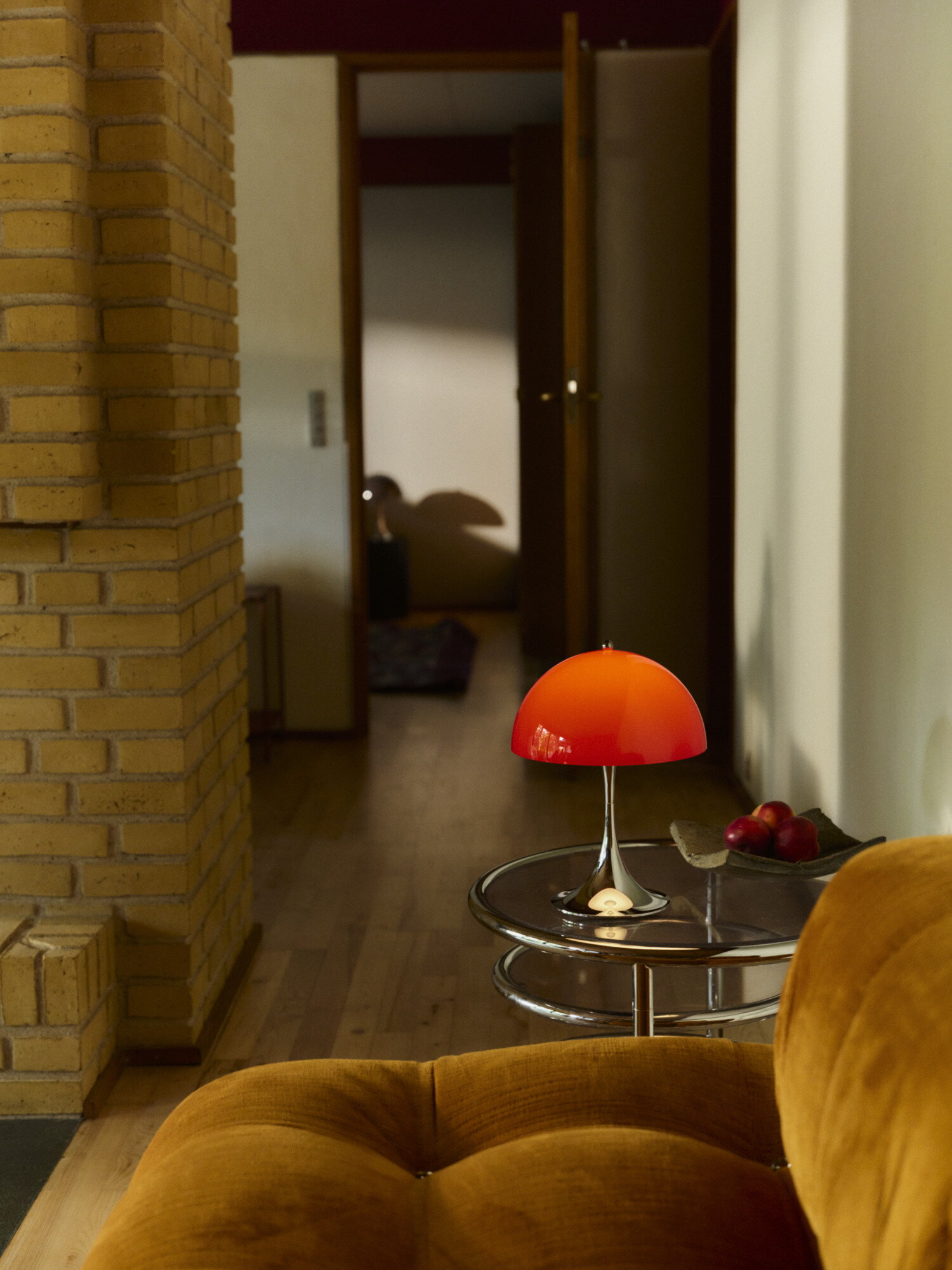 Louis Poulsen Panthella The Originals 250 Portable table lamp, opal red ...